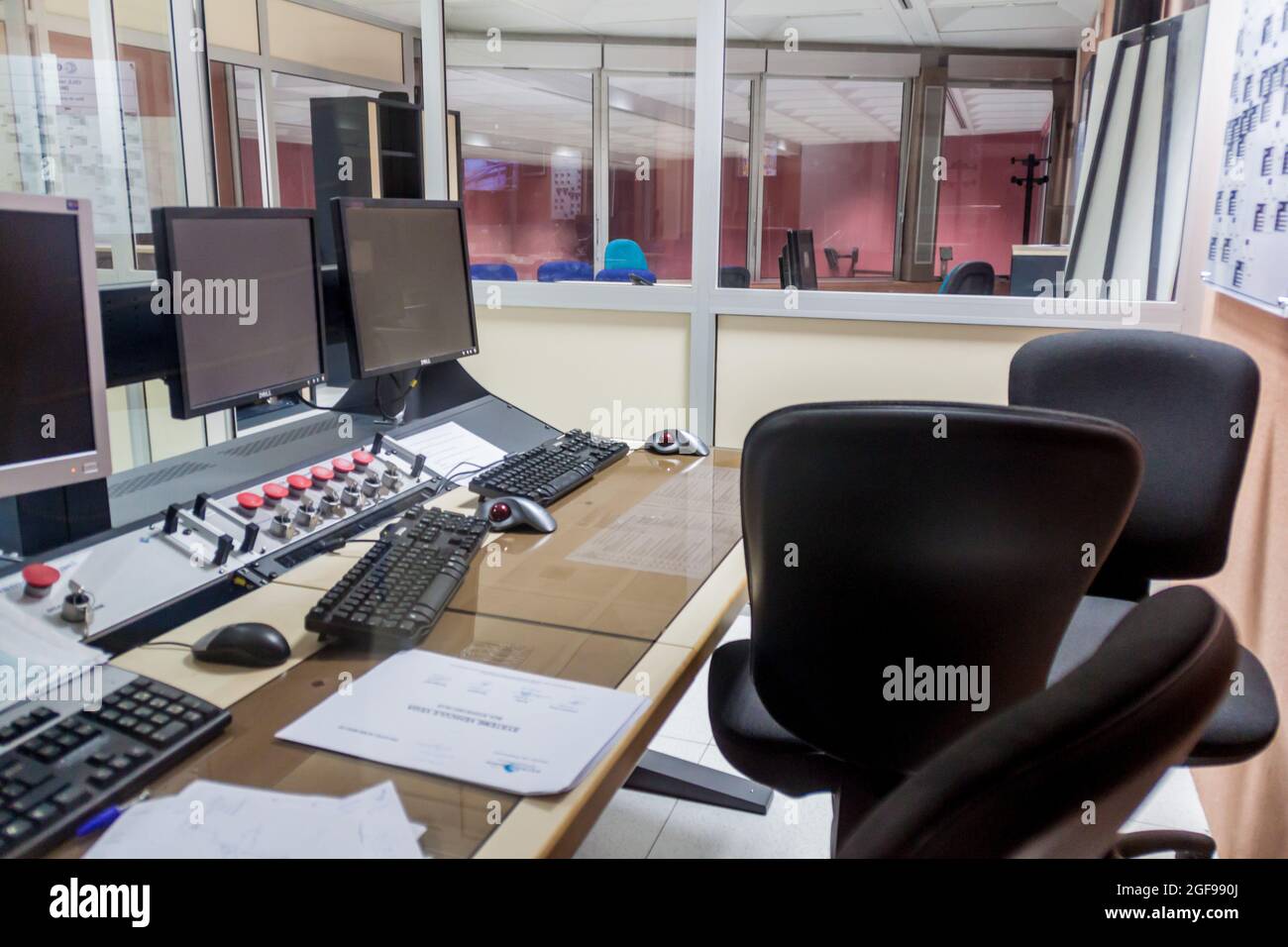 Spaceship interior control panel hi-res stock photography and images ...
