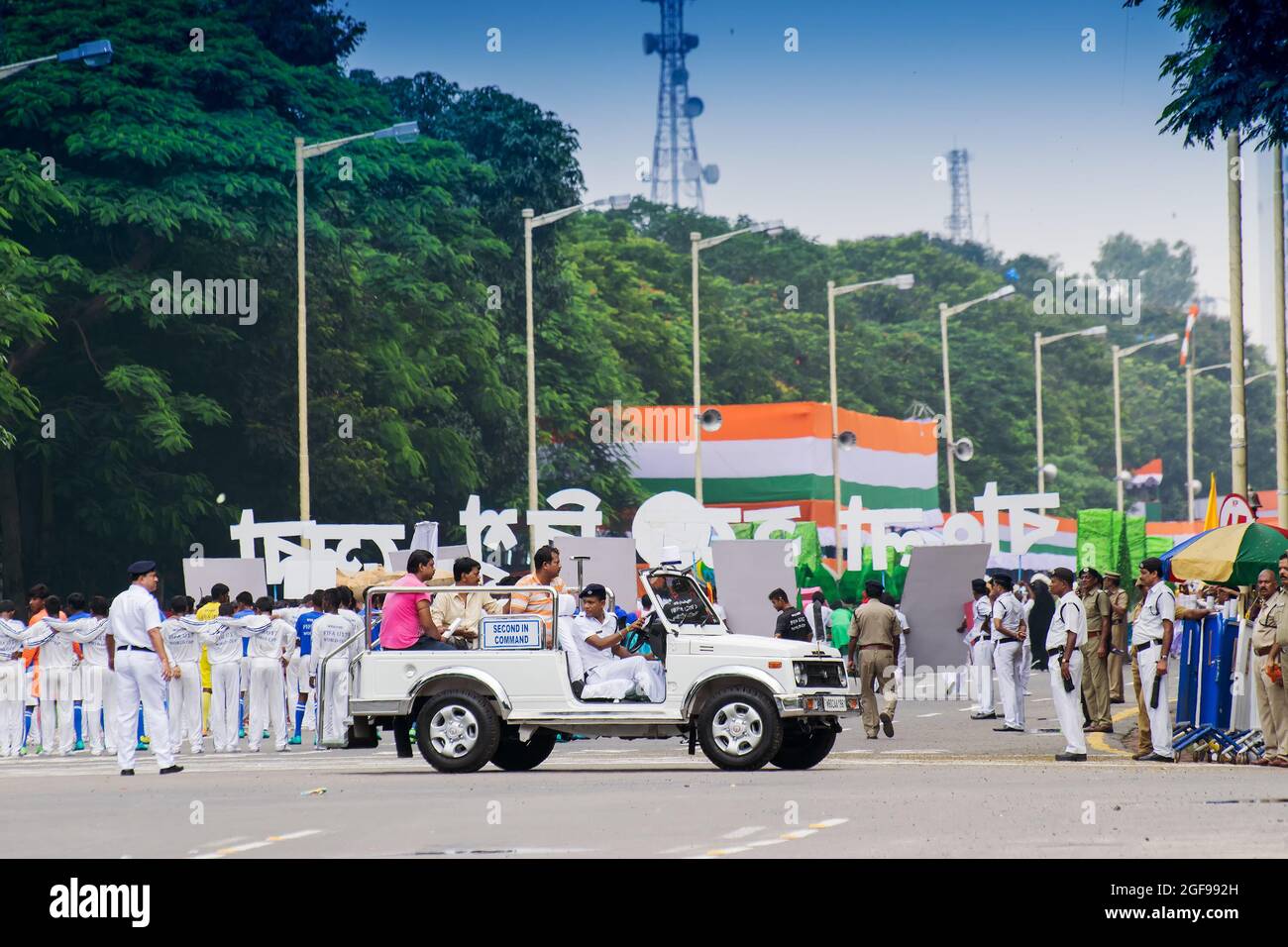 15th august celebration in india hi-res stock photography and images ...