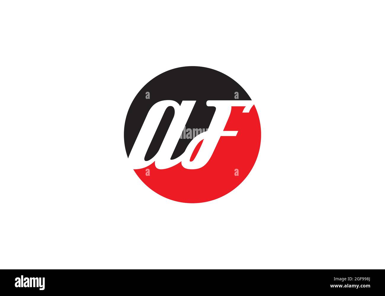 Initial AF Letter Logo With Creative Modern Business Typography Vector ...