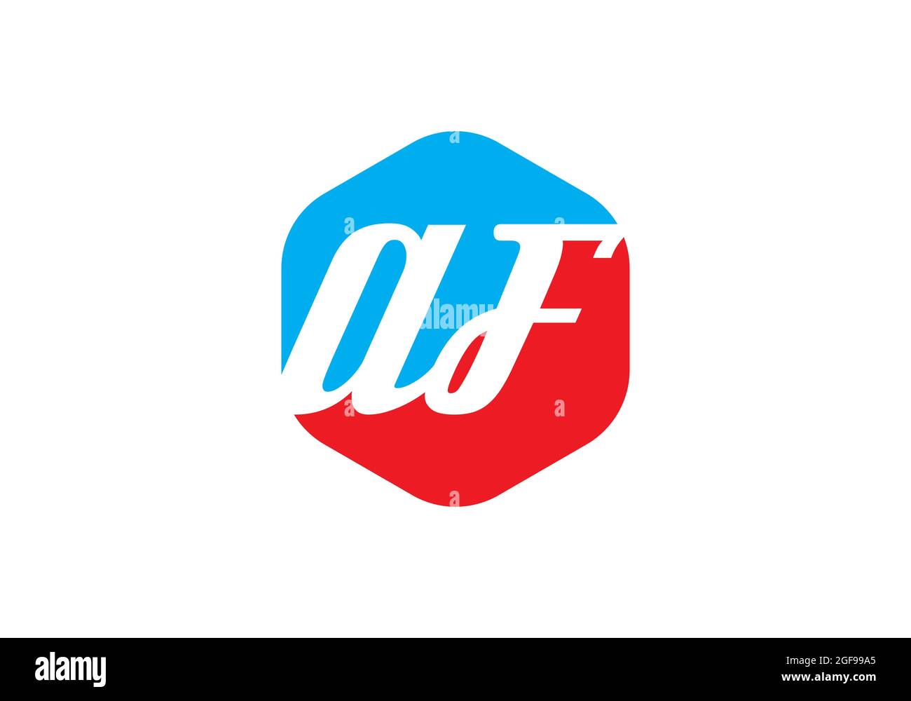 Initial AF Letter Logo With Creative Modern Business Typography Vector ...