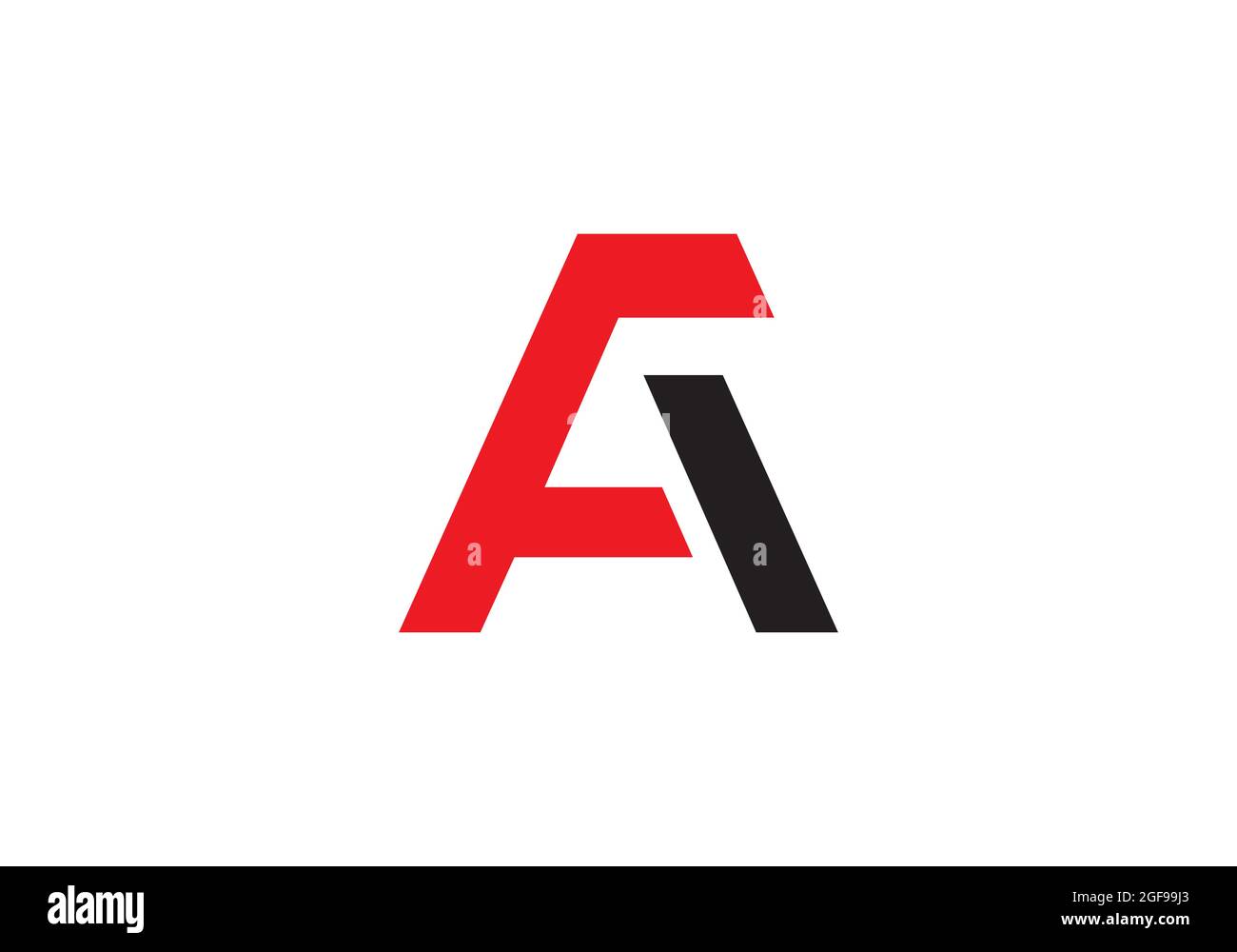 Initial AF Letter Logo With Creative Modern Business Typography Vector ...