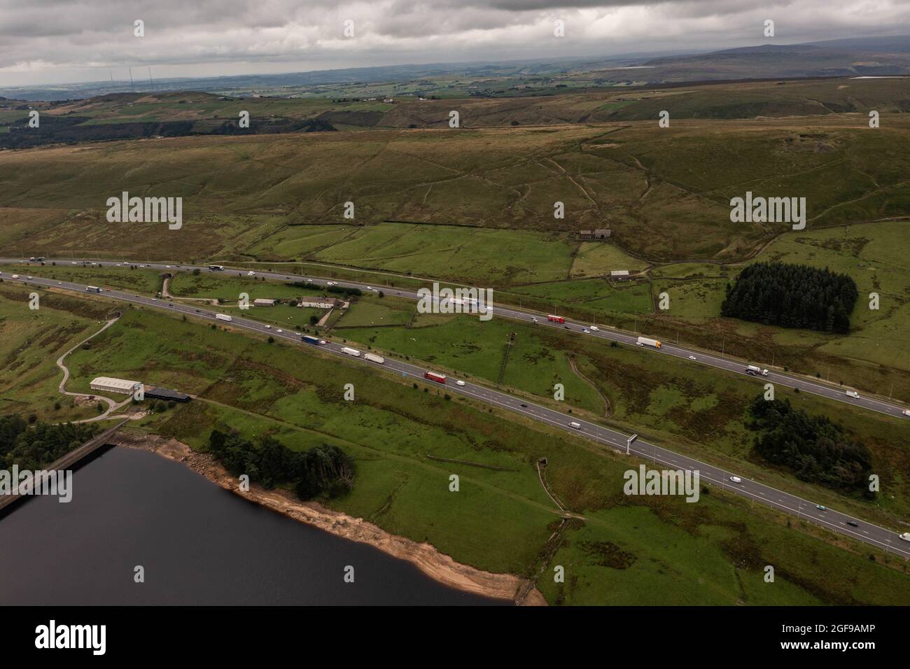 The m62 motorway was built around hi-res stock photography and images ...