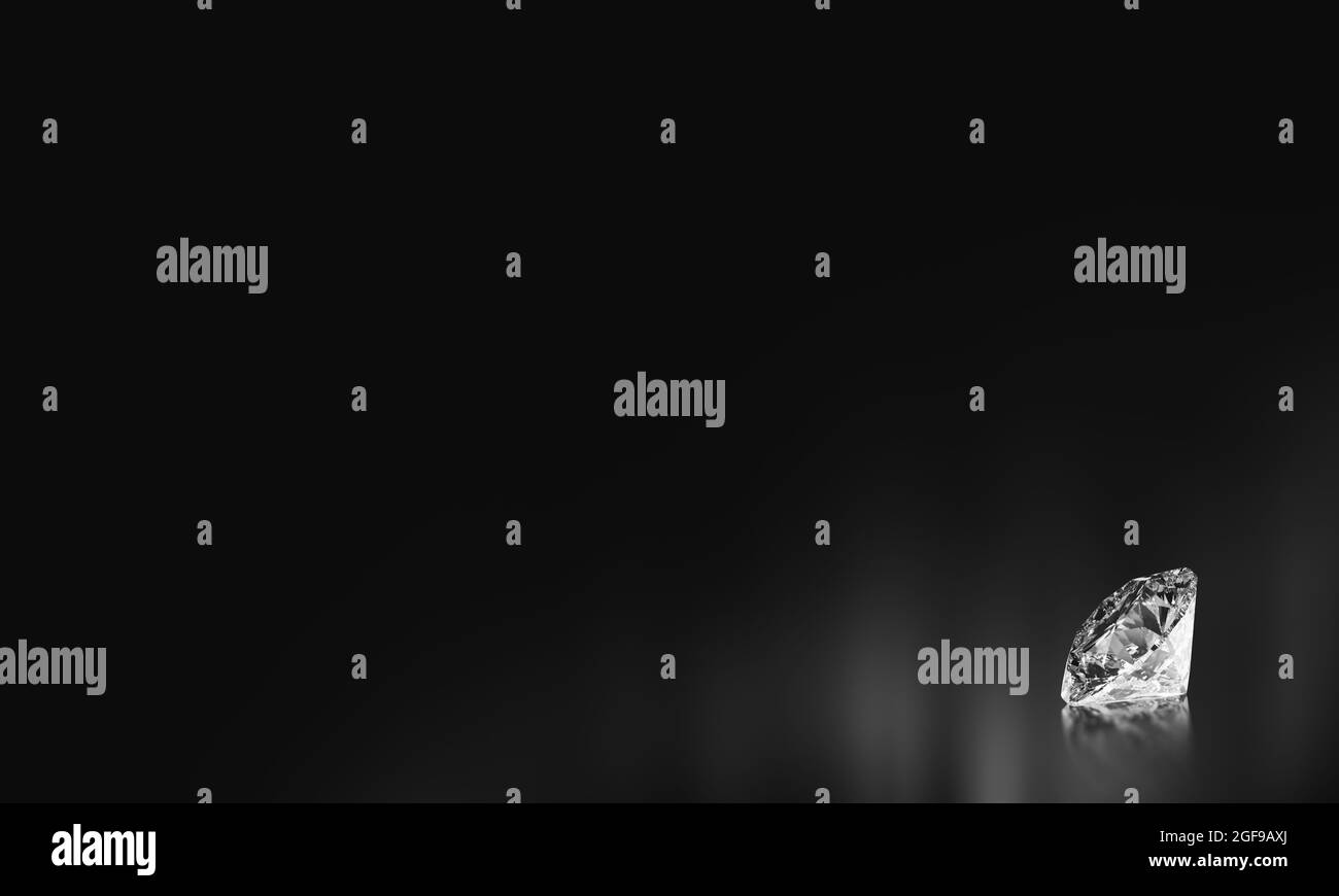 Diamond Background - Luxury Beautiful Shiny Diamond in Brilliant Cut on ...