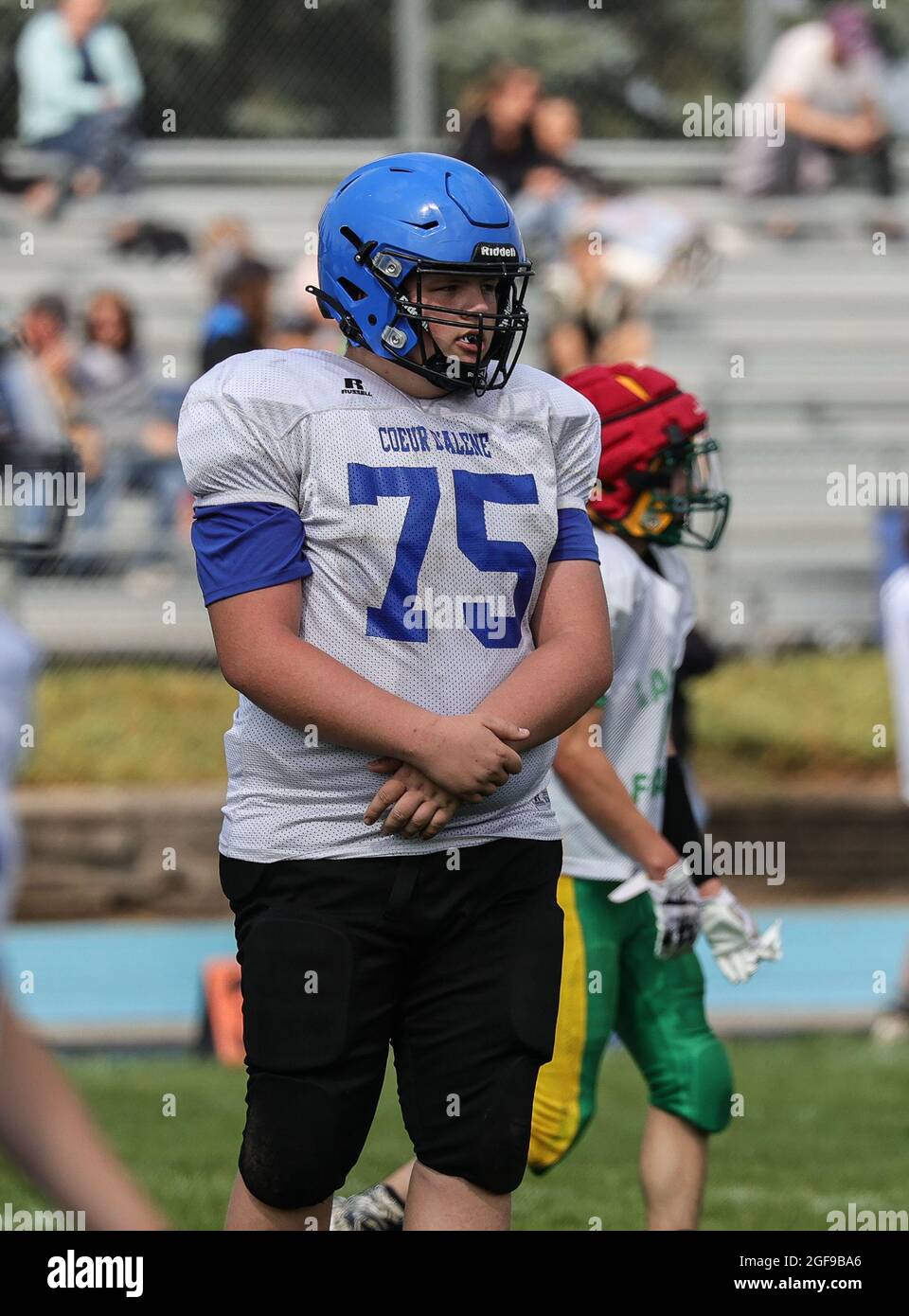 Freshmen football action with Lakeland vs Coeur d'Alene High School in ...