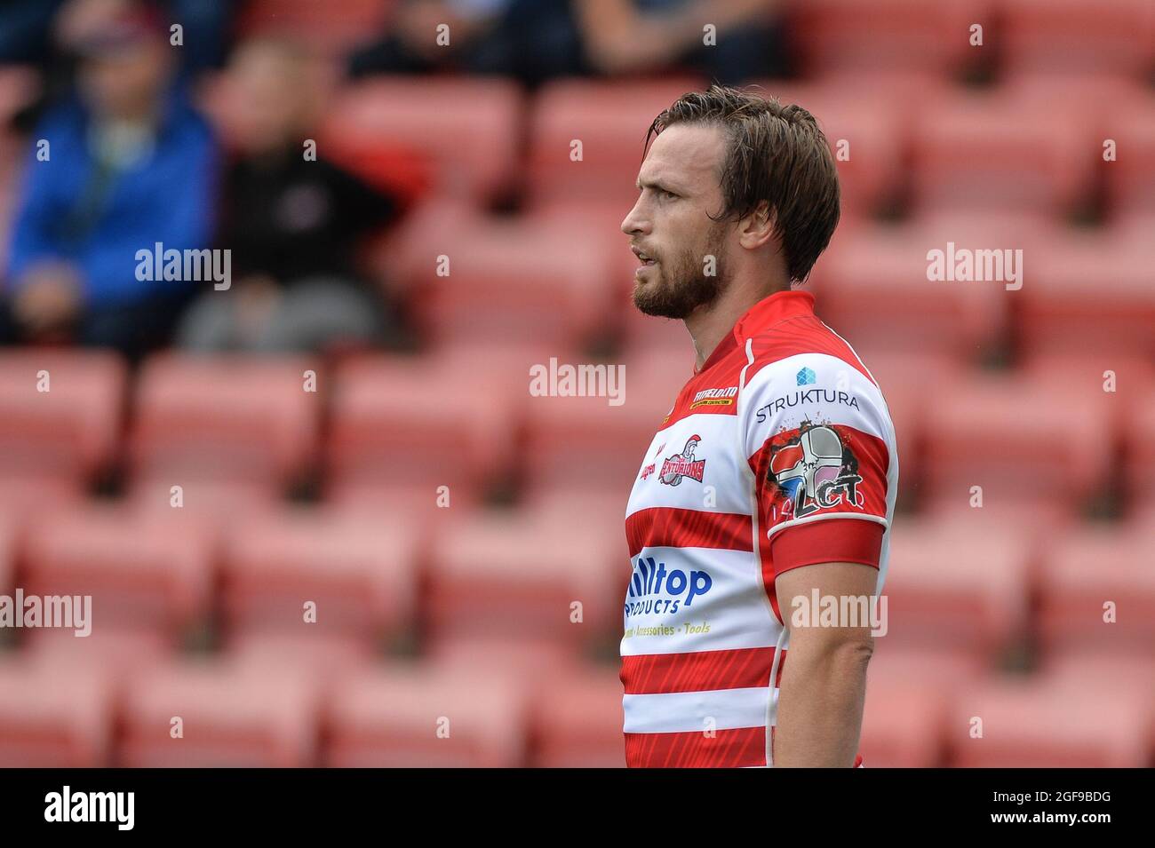 Leigh, England - 22 August 2021 - Joe Mellor of Leigh Centurions during ...