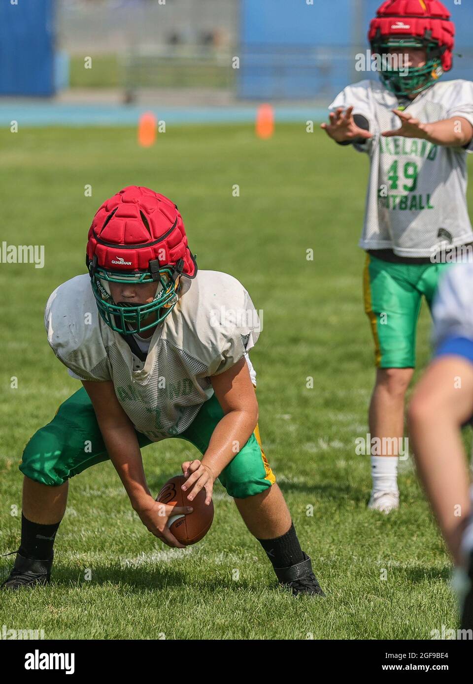 Freshmen football action with Lakeland vs Coeur d'Alene High School in ...