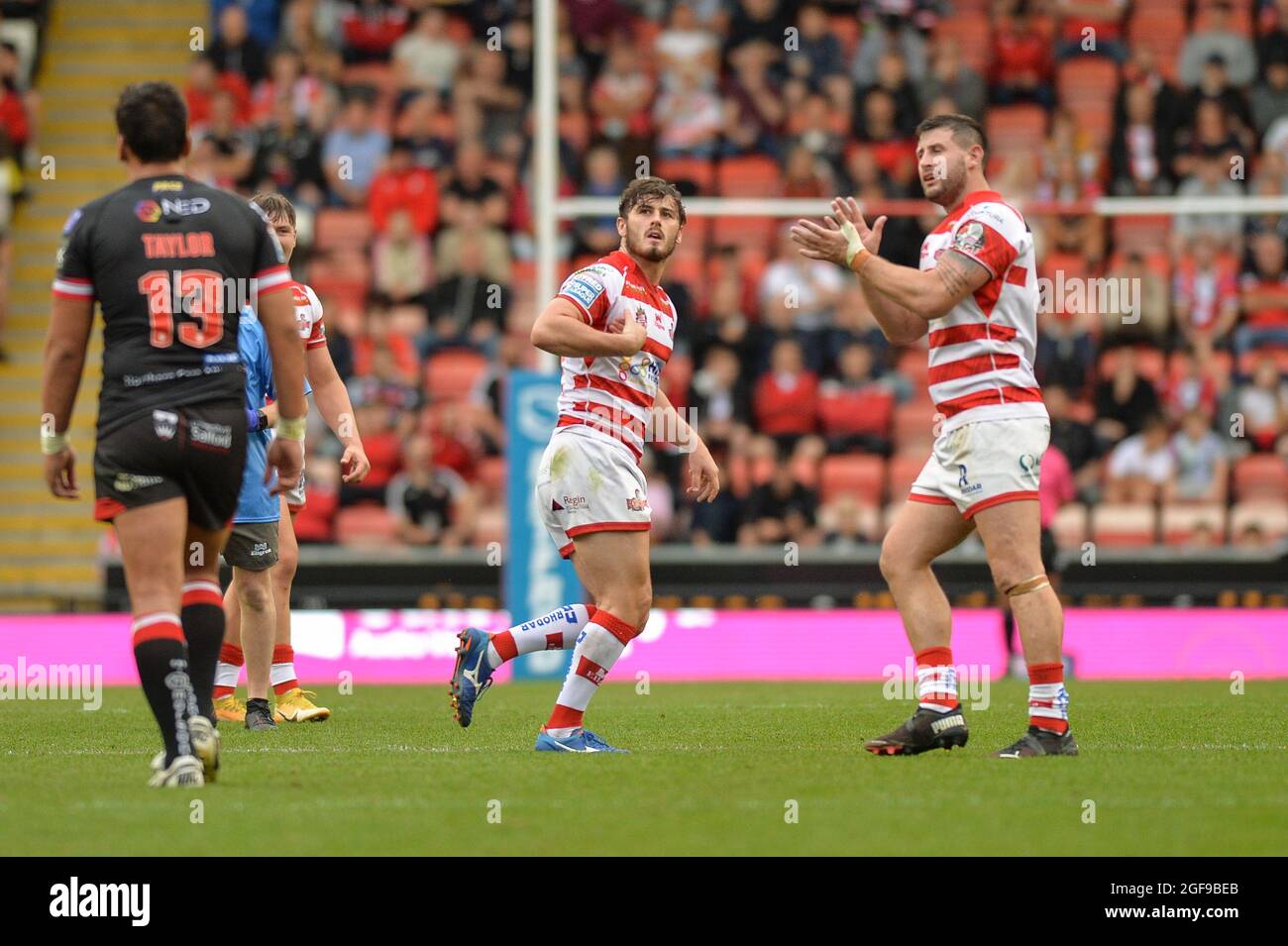 Leigh, England - 22 August 2021 - Craig Mullen of Leigh Centurions ...