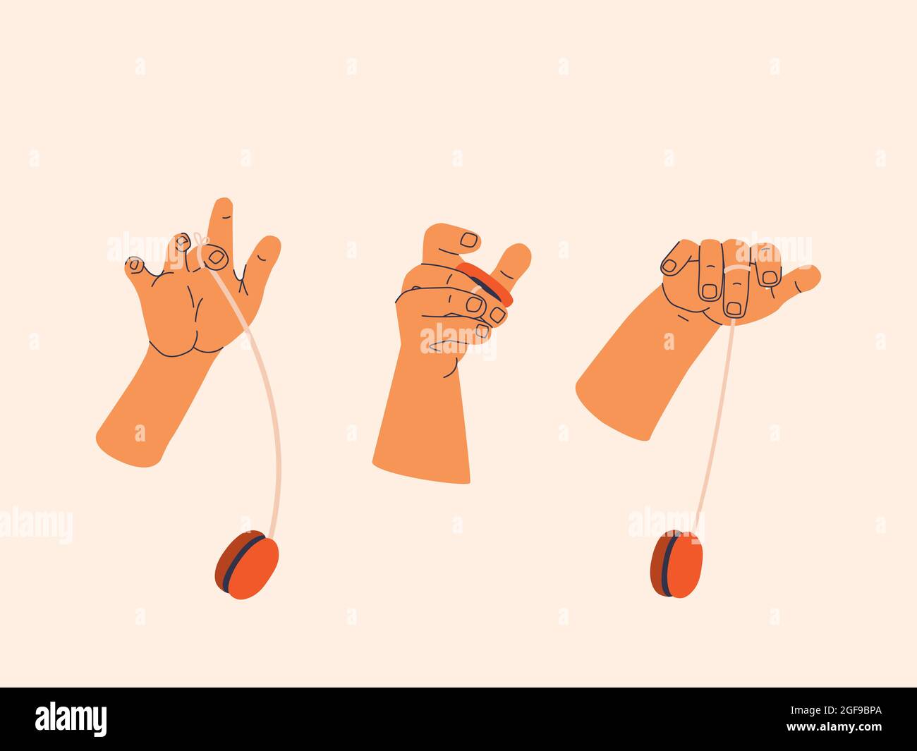 Yoyo isolated Stock Vector Images - Alamy