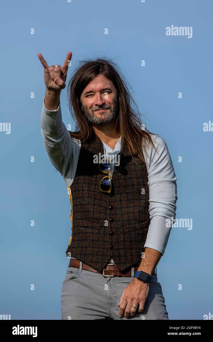 Edinburgh, United Kingdom. 24 August, 2021 Pictured: L to R Richie ...