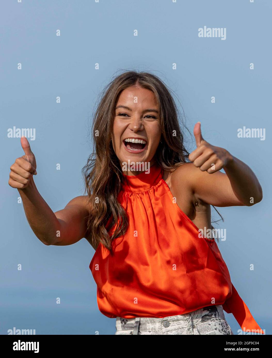 Edinburgh, United Kingdom. 24 August, 2021 Pictured: L to R Ali Whitney ...