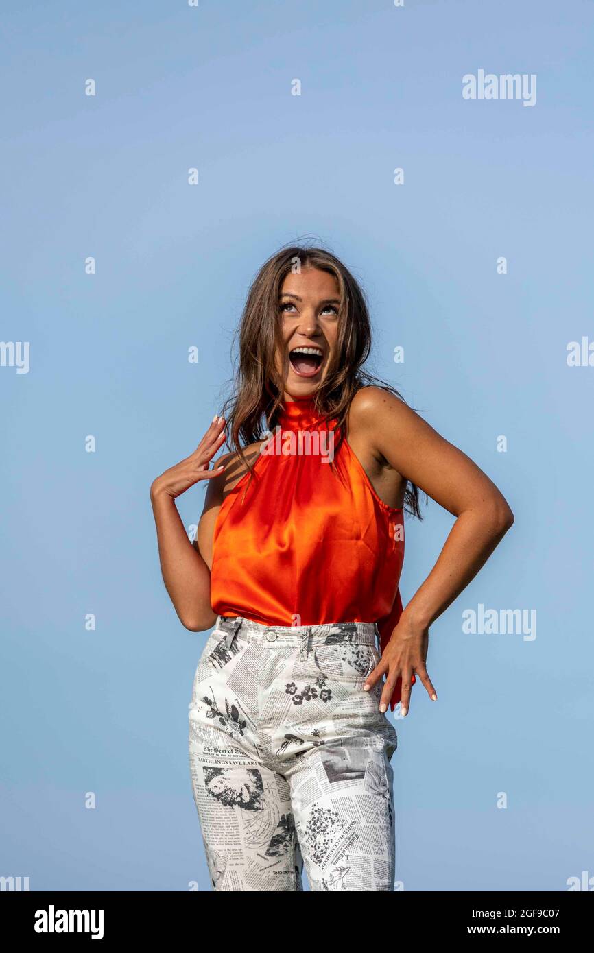 Edinburgh, United Kingdom. 24 August, 2021 Pictured: L to R Ali Whitney ...