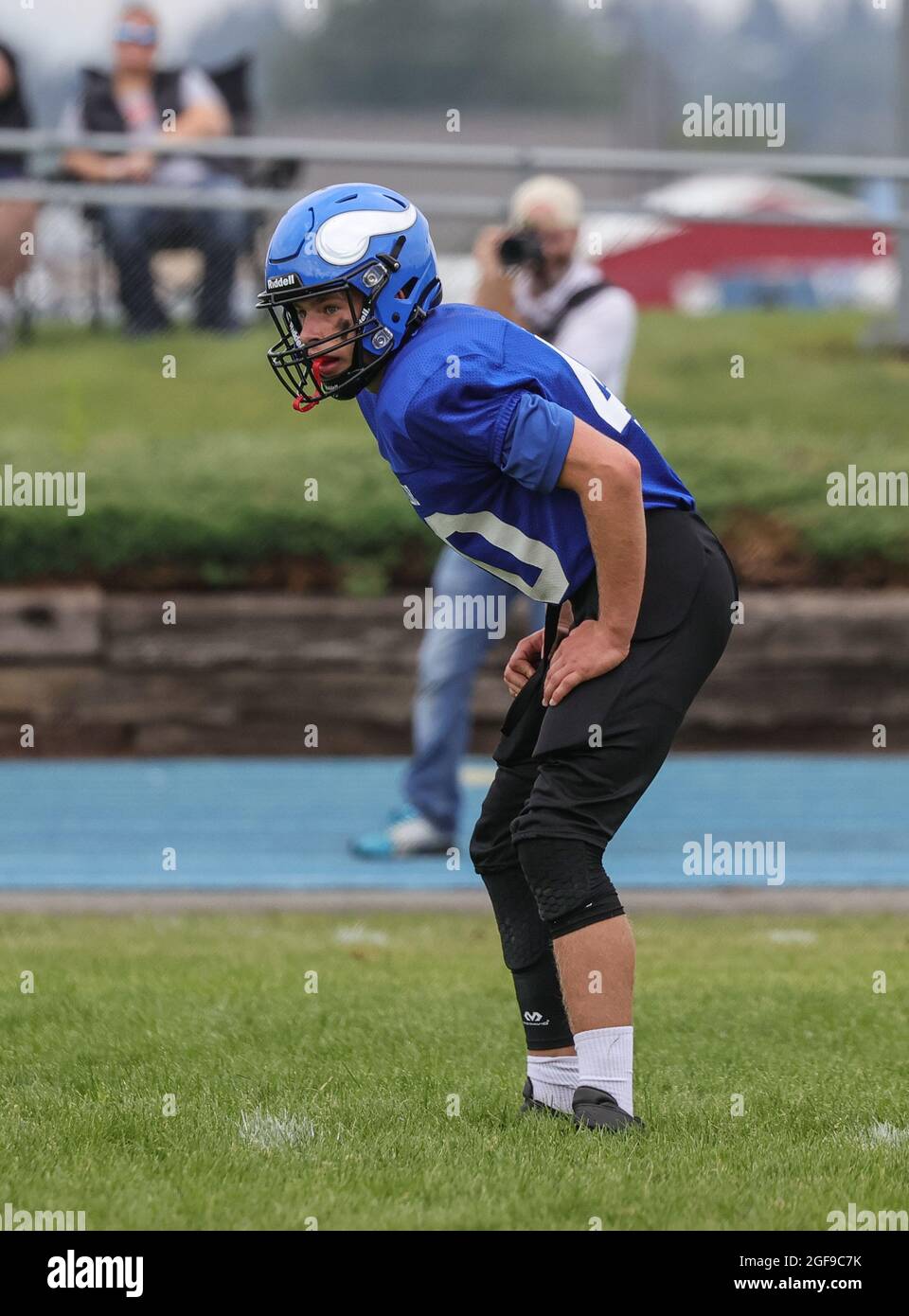 Freshmen football action with Post Falls vs Coeur d'Alene in Coeur d ...