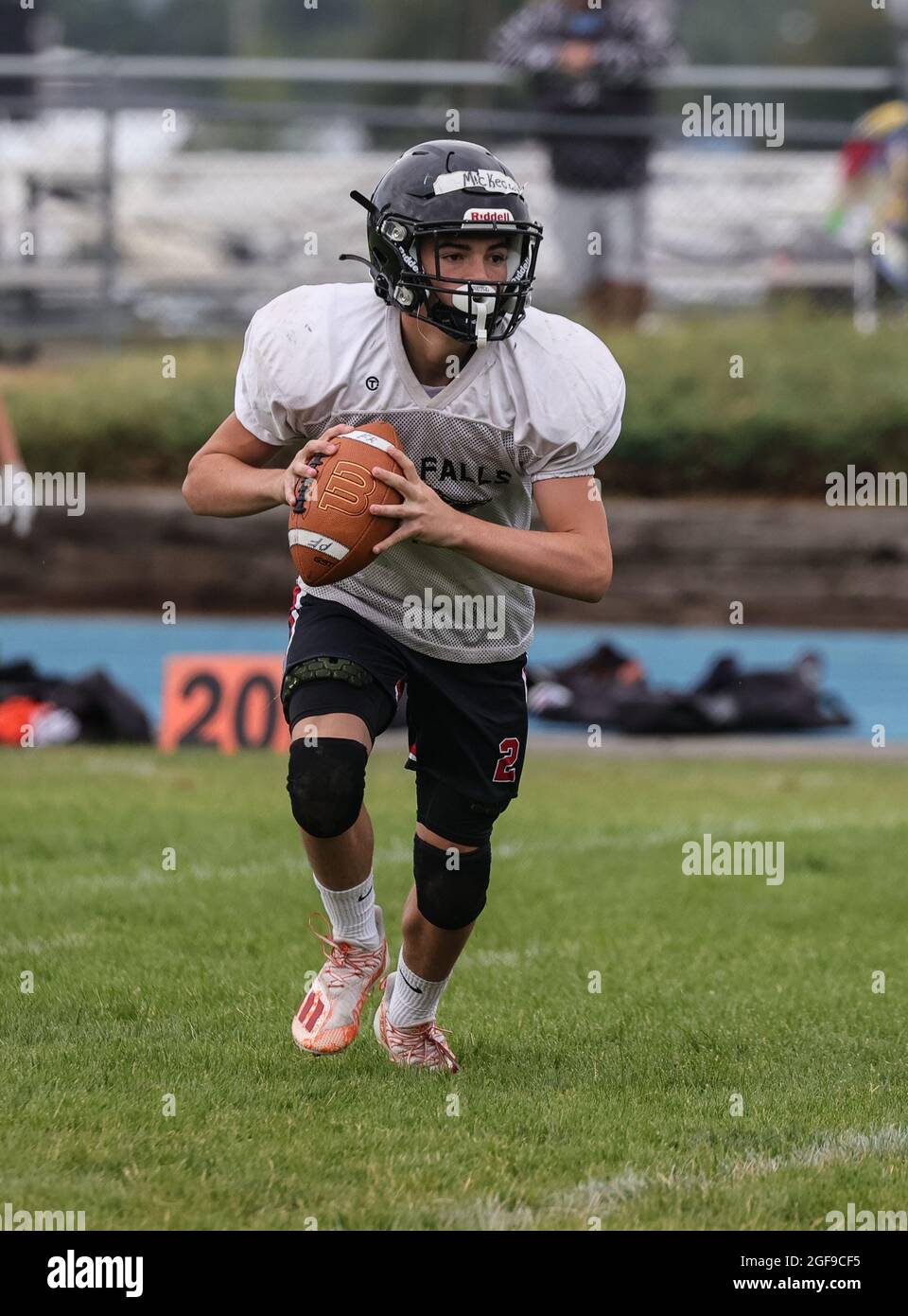 Freshmen football action with Post Falls vs Coeur d'Alene in Coeur d ...