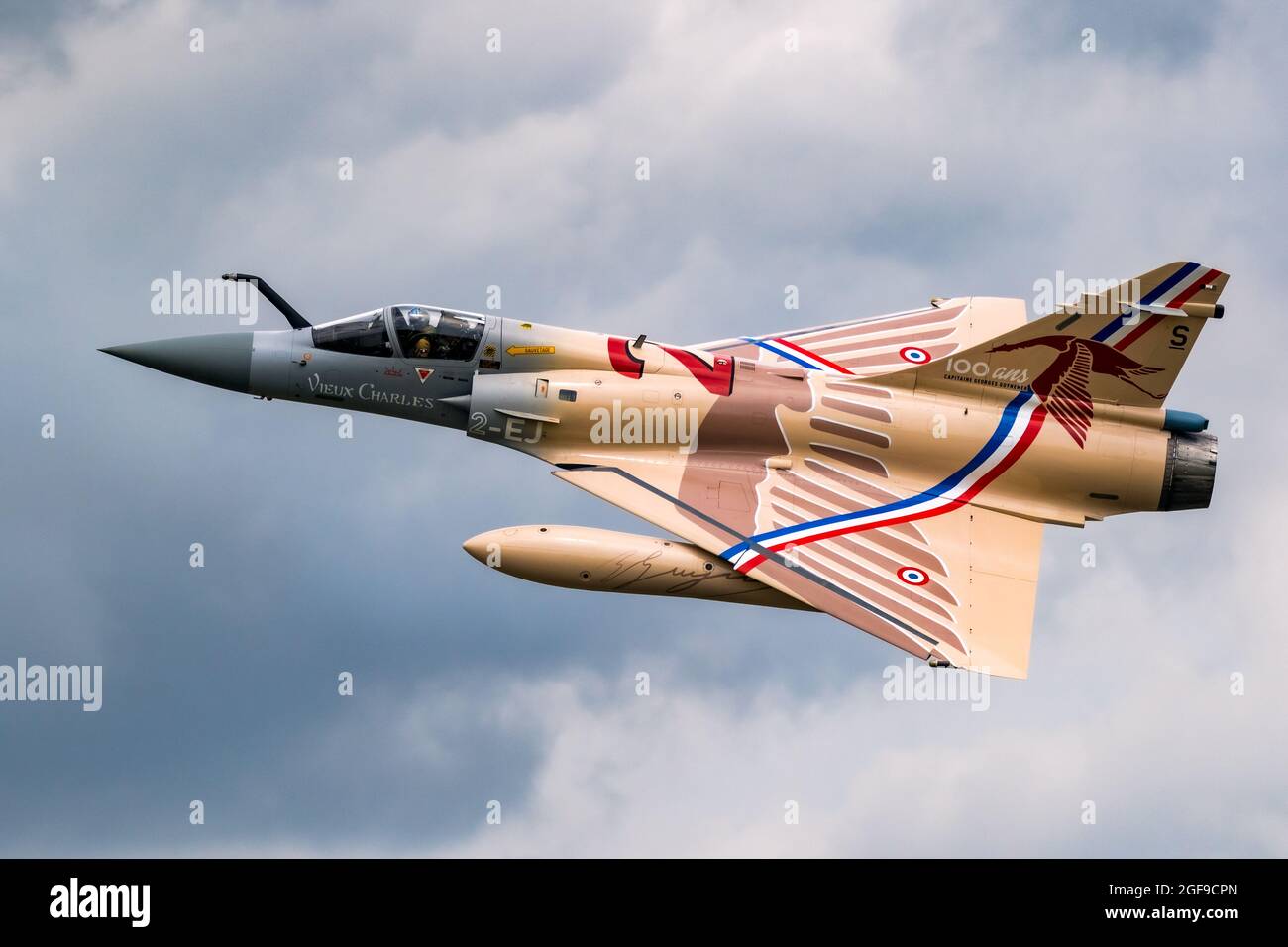 Special painted French Air Force Dassault Mirage 2000 fighter jet plane ...