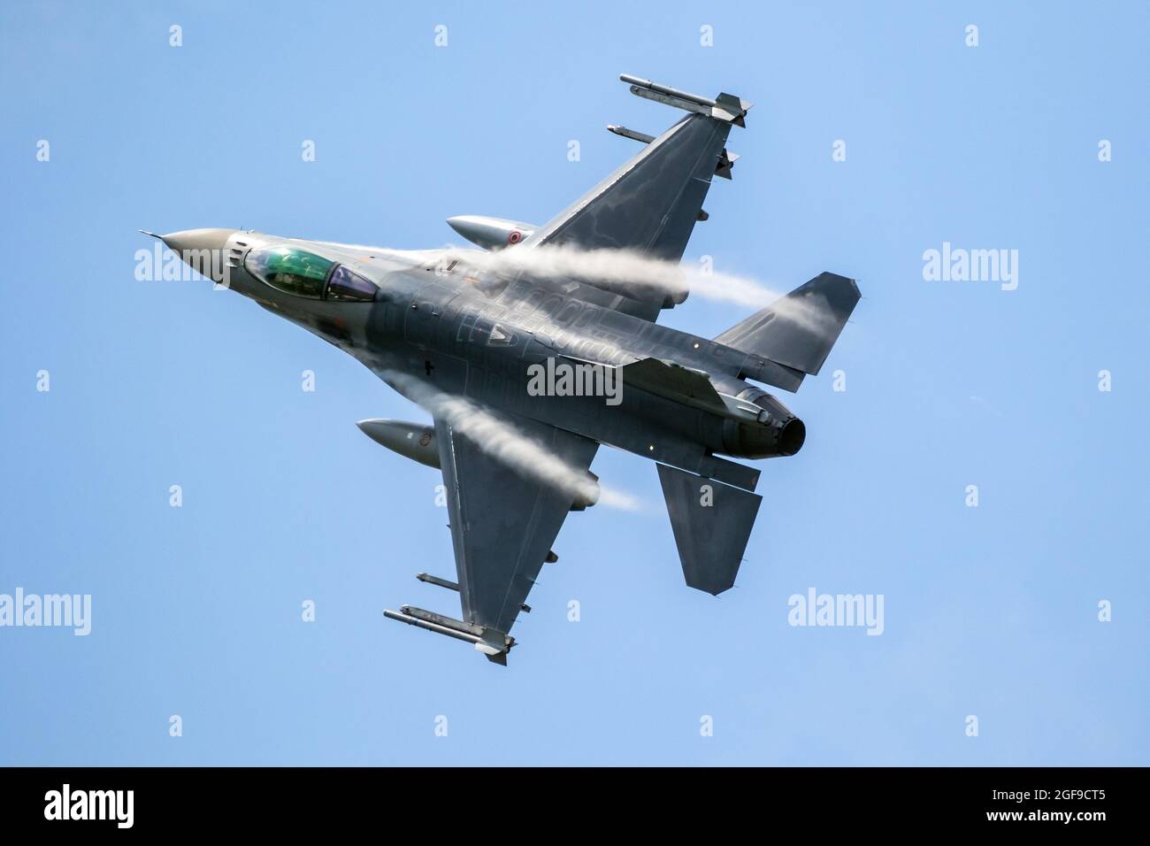 Military air force fighter jet interceptor airplane in flight Stock ...