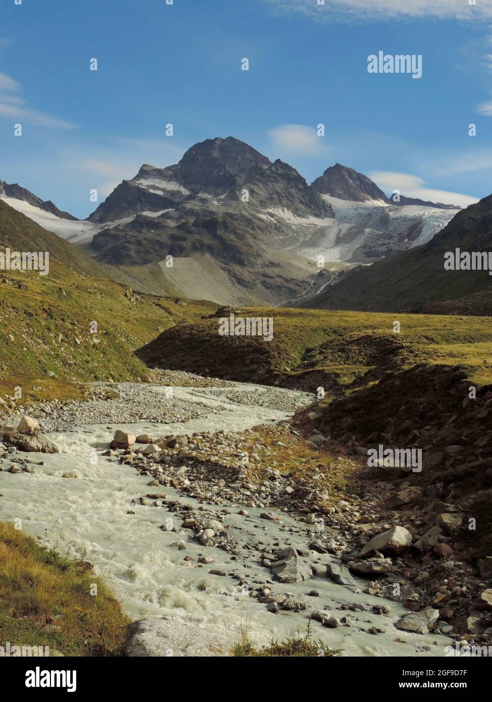 piz buin mountain landscape Stock Photo - Alamy