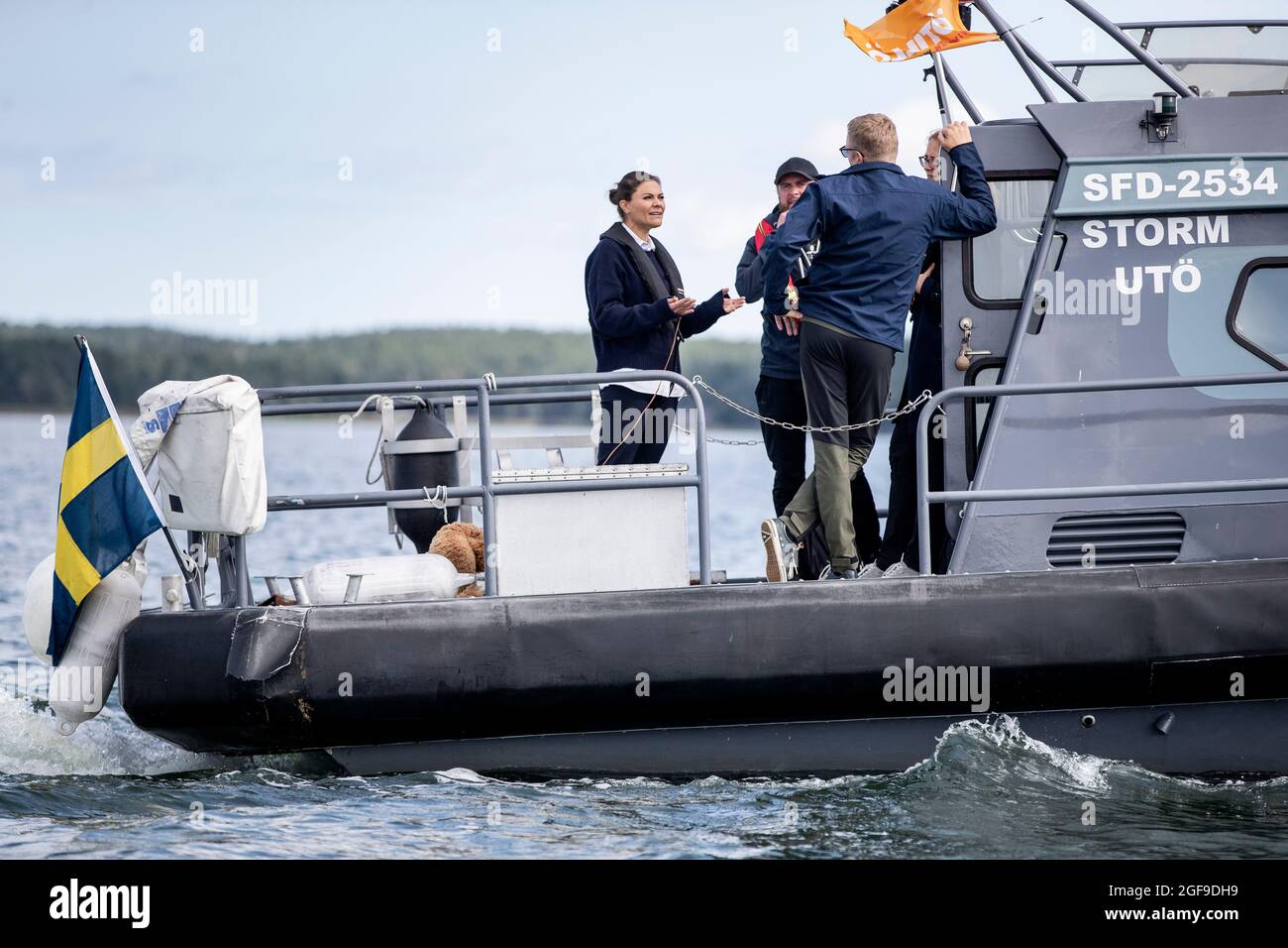 Crown Princess Victoria visits Alo (Swedish: Ålö) and Uto (Swedish Utö ...