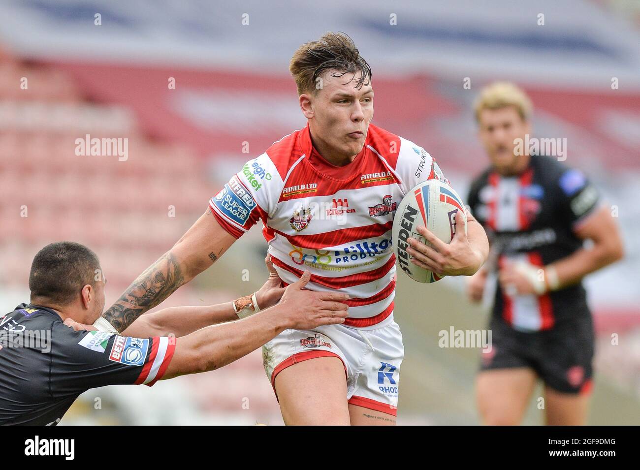 Leigh, England - 22 August 2021 - Keanan Brand of Leigh Centurions in ...