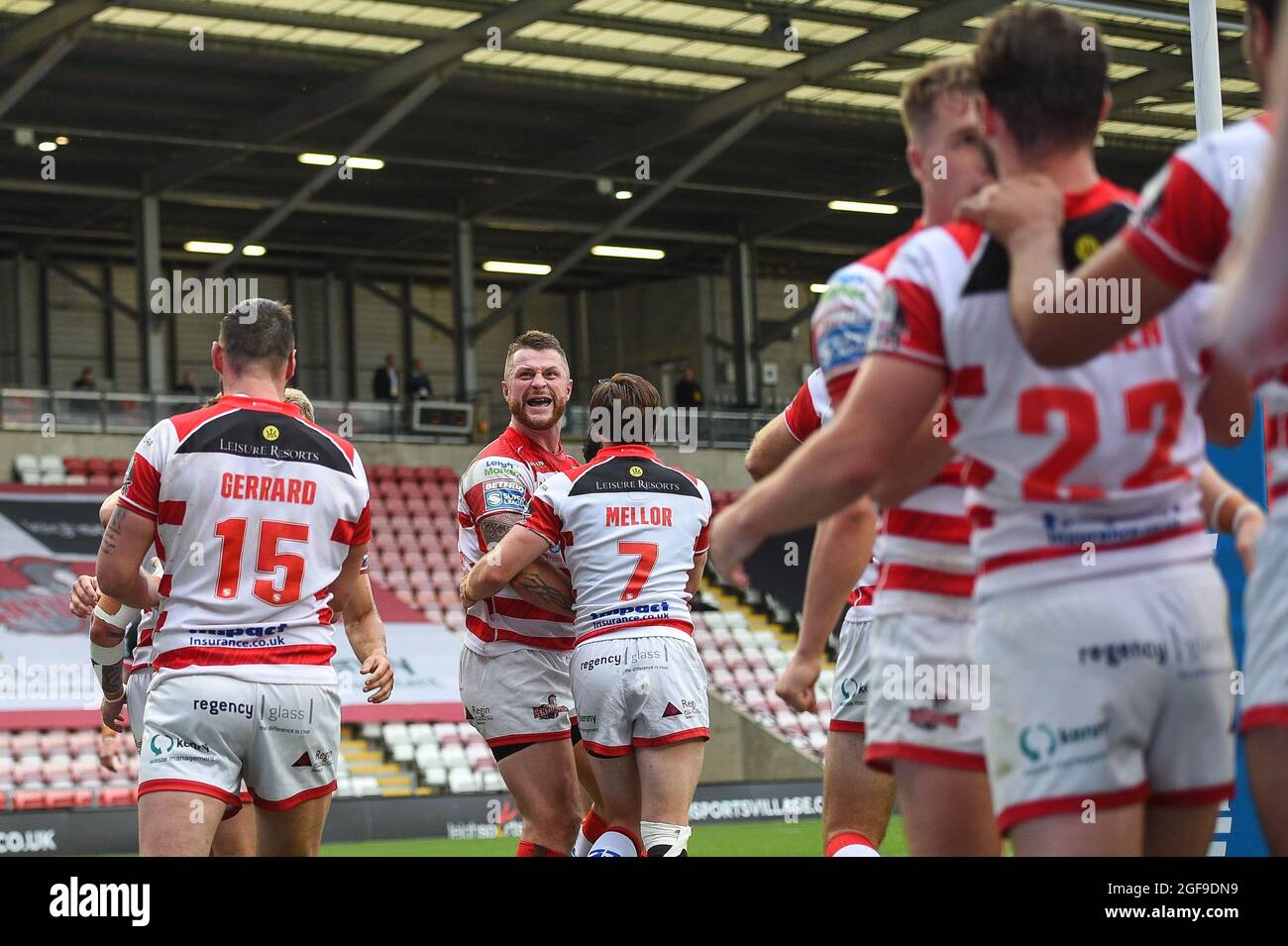 Leigh, England - 22 August 2021 -Adam Sidlow of Leigh Centurions ...