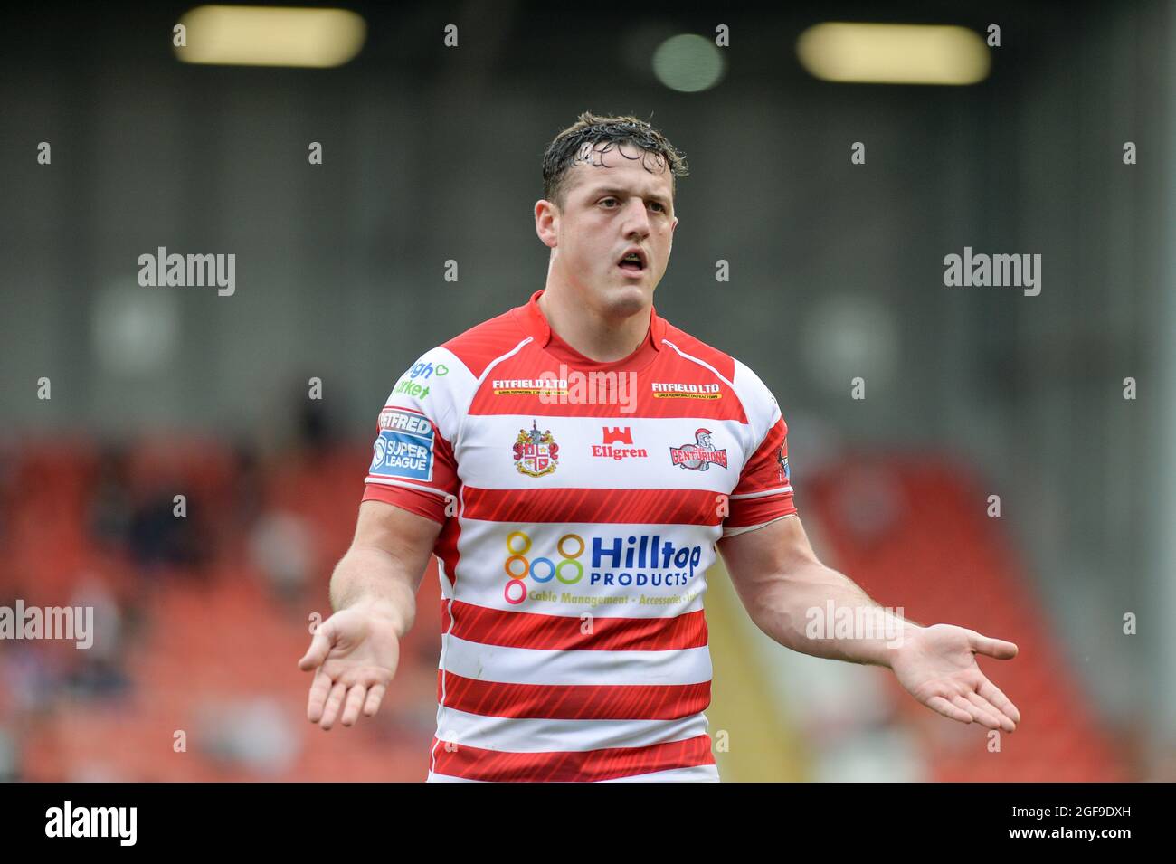 Leigh, England - 22 August 2021 - Matty Gee of Leigh Centurions ...