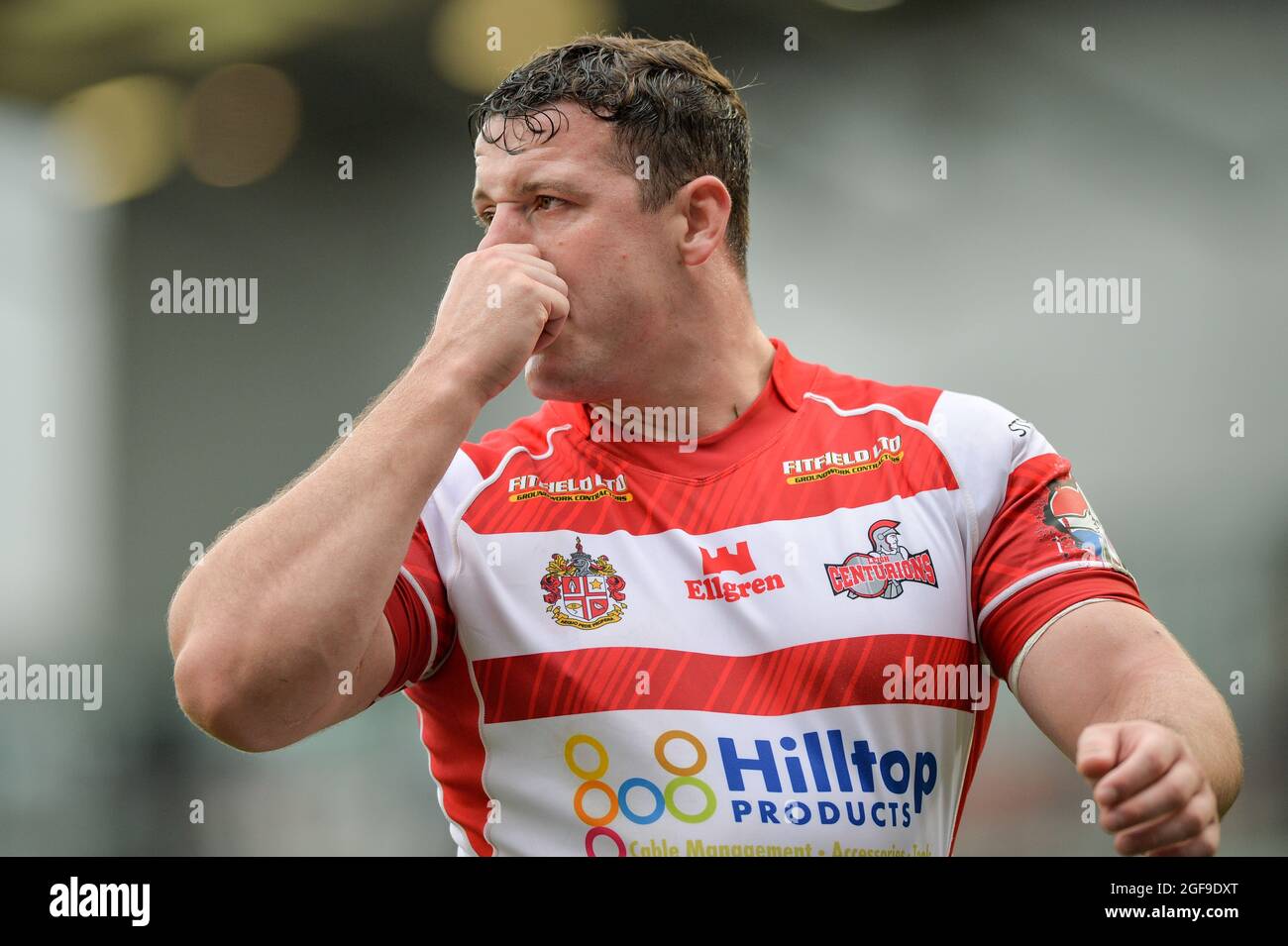 Leigh, England - 22 August 2021 - Matty Gee of Leigh Centurions ...