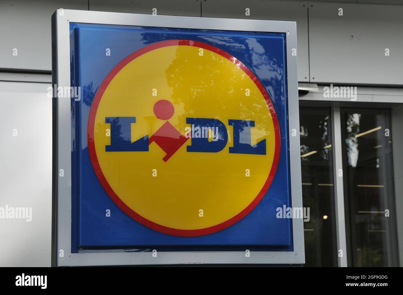 Copenhagen, Denmark., 24 August 2021 / German lidl grocery store in ...