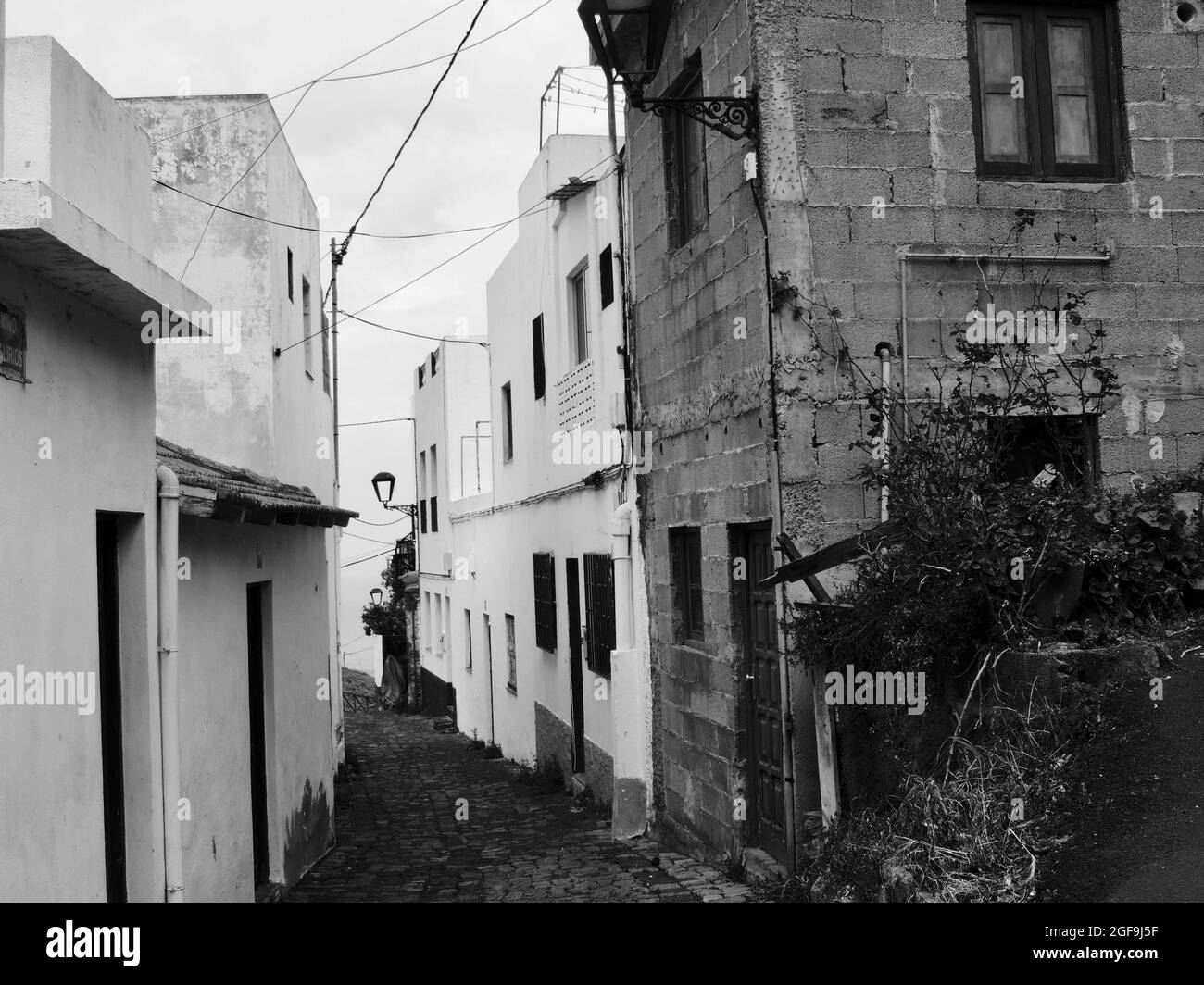 old buildings in a small village in the north of tenerife Stock Photo ...