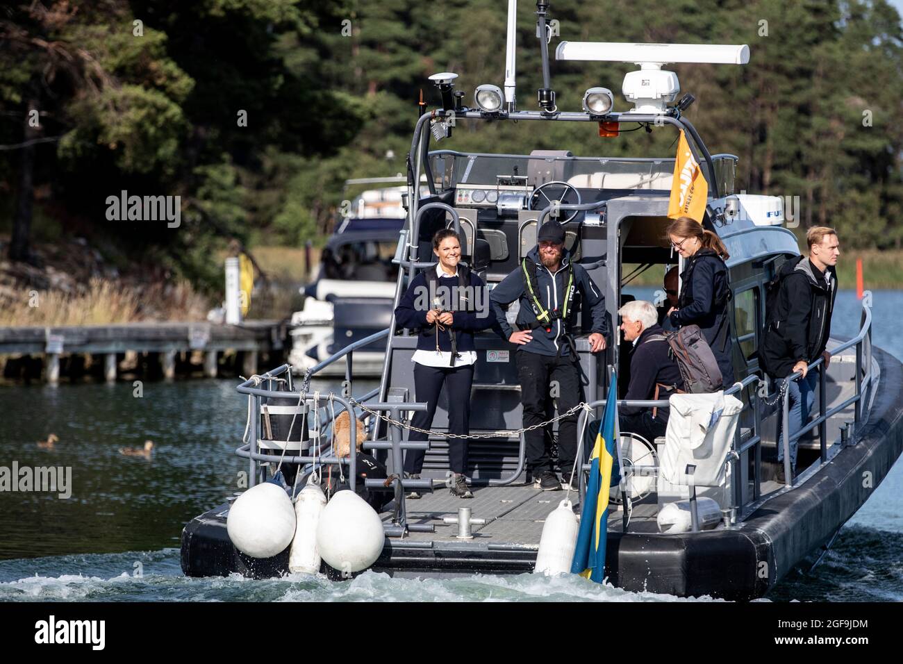 Crown Princess Victoria visits Uto (Swedish: Utö) in the Stockholm ...