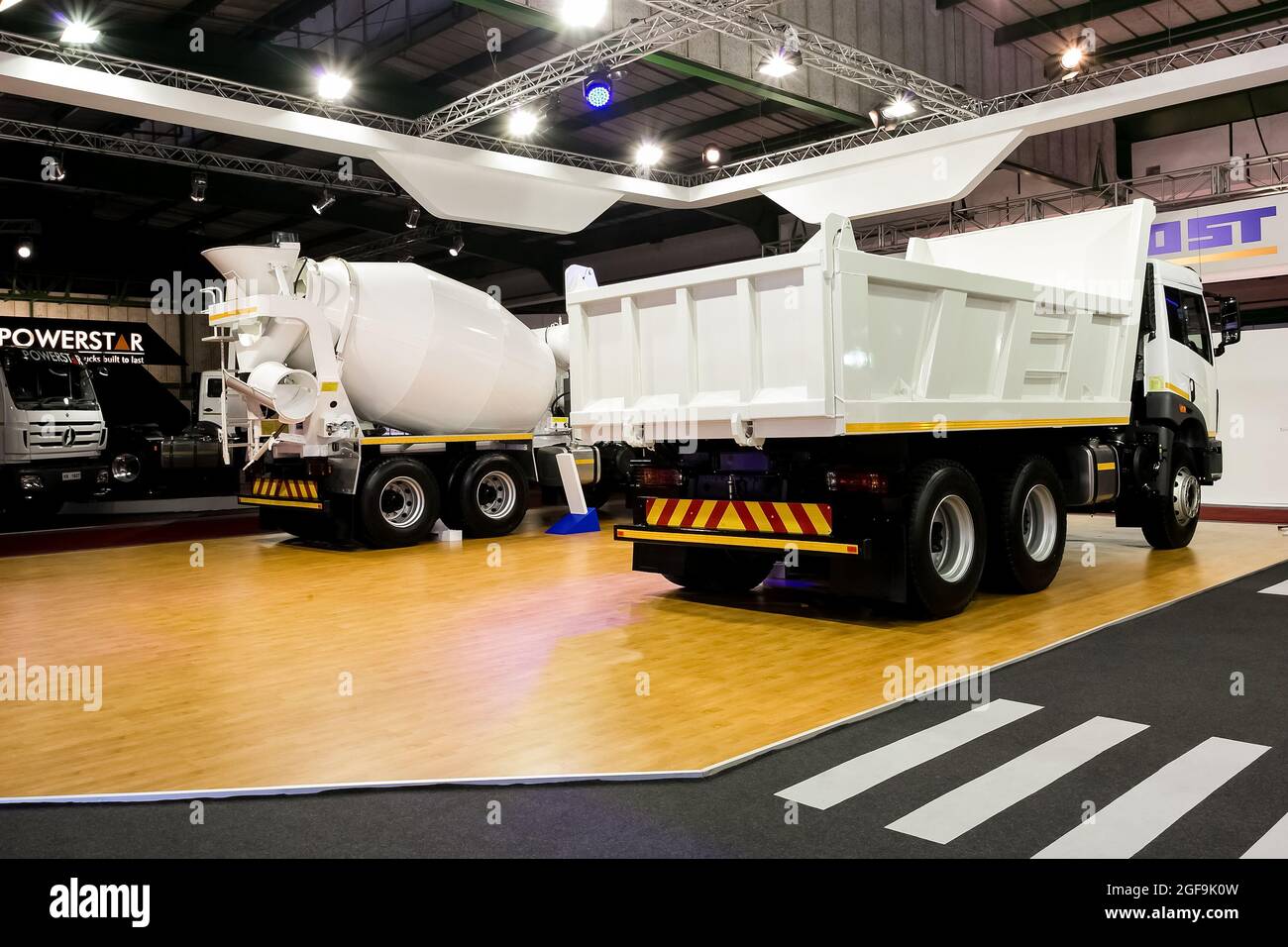 JOHANNESBURG, SOUTH AFRICA - Aug 05, 2021: The FAW brand of cars and ...