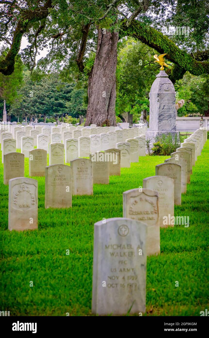 A monument to Confederate soldiers who died in the Battle of Fort ...