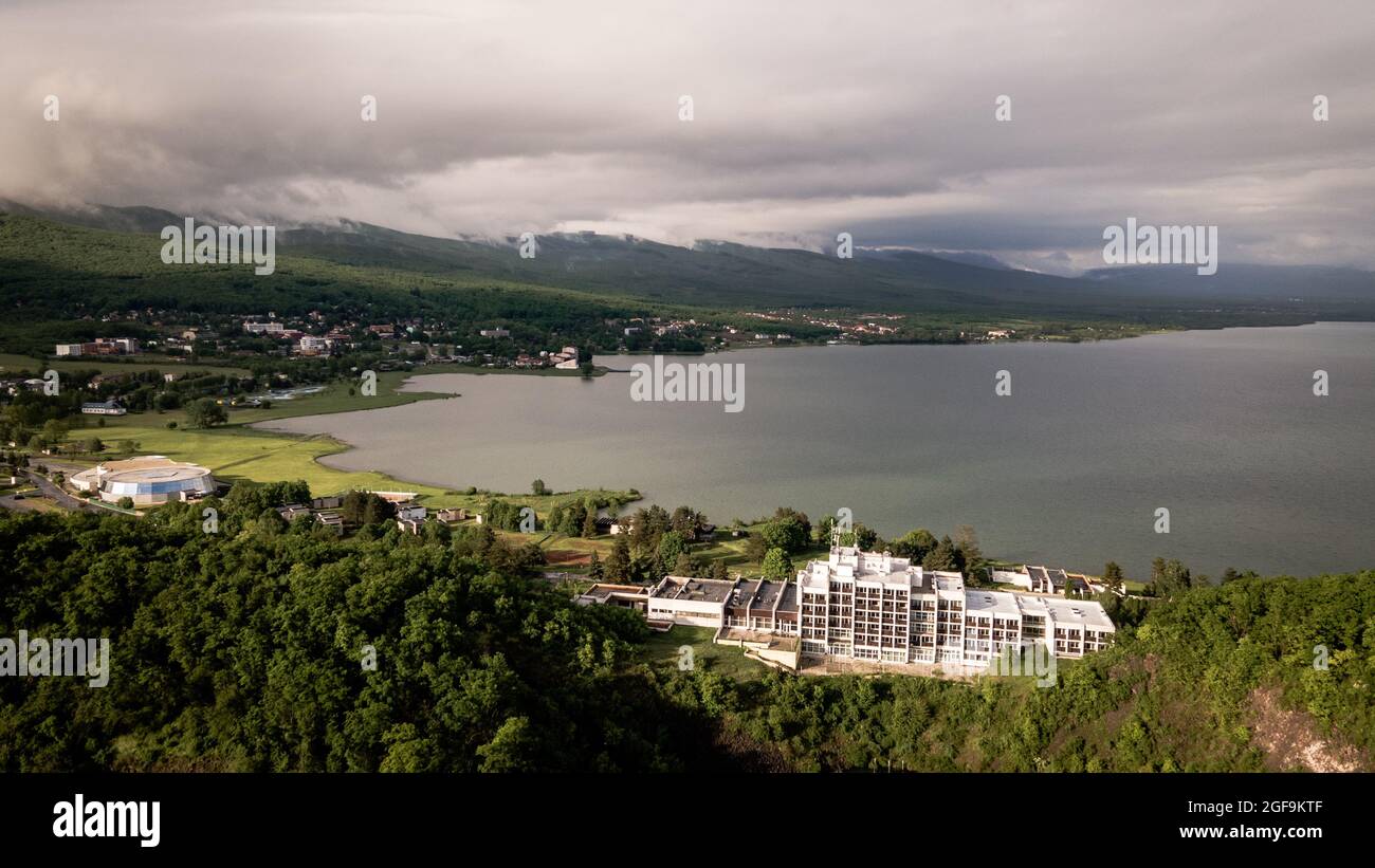 Aerial view of Zemplinska Sirava reservoir in Slovakia Stock Photo - Alamy