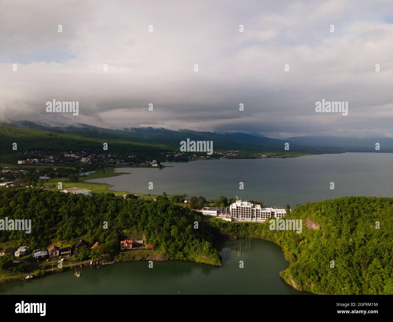 Aerial view of Zemplinska Sirava reservoir in Slovakia Stock Photo - Alamy