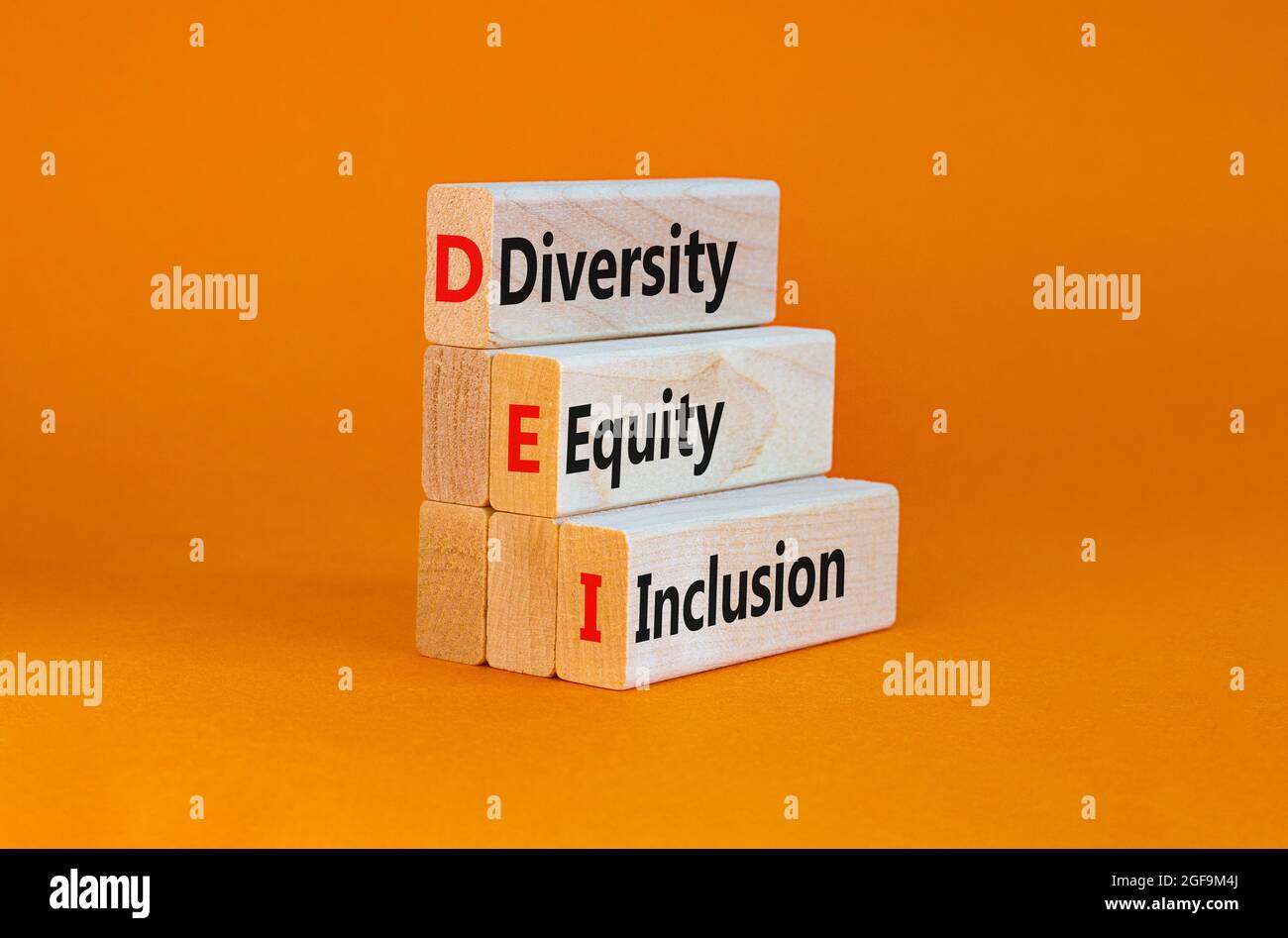 DEI, Diversity, equity, inclusion symbol. Wooden blocks with words DEI ...