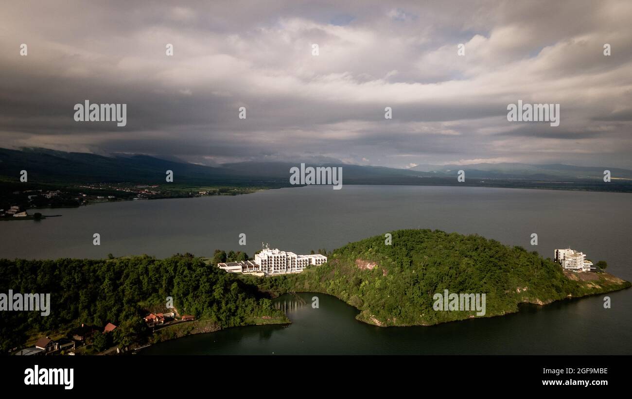 Aerial view of Zemplinska Sirava reservoir in Slovakia Stock Photo - Alamy