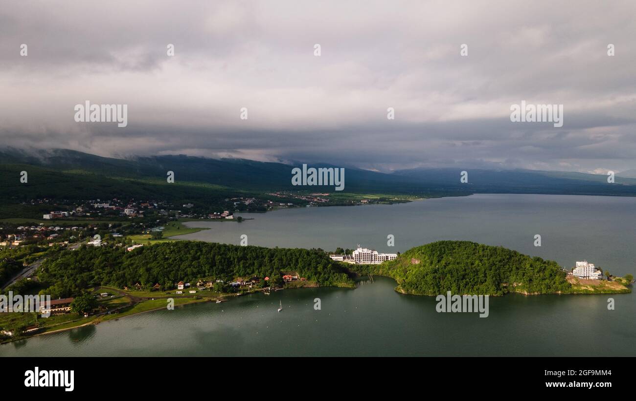Aerial view of Zemplinska Sirava reservoir in Slovakia Stock Photo - Alamy