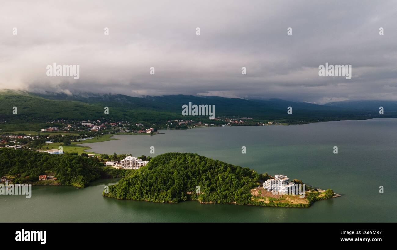Aerial view of Zemplinska Sirava reservoir in Slovakia Stock Photo - Alamy
