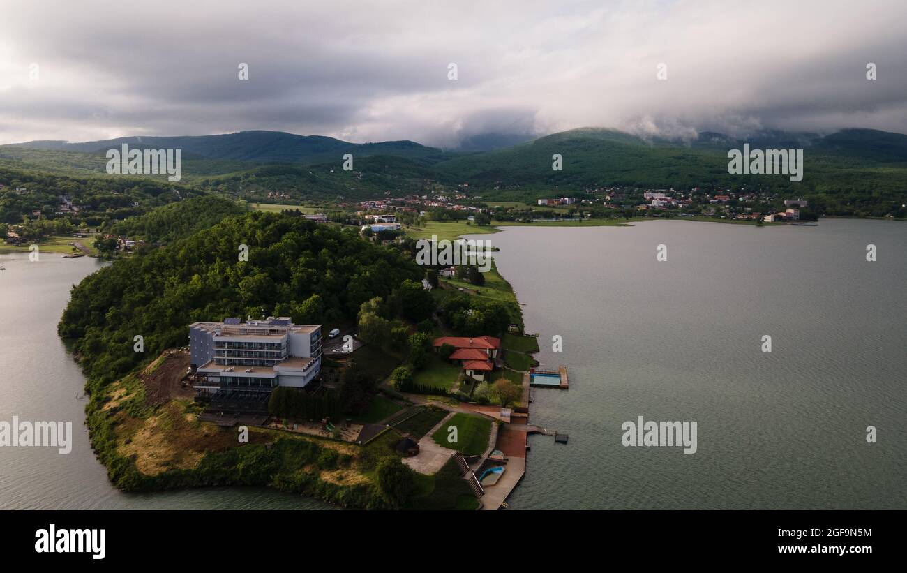 Aerial view of Zemplinska Sirava reservoir in Slovakia Stock Photo - Alamy