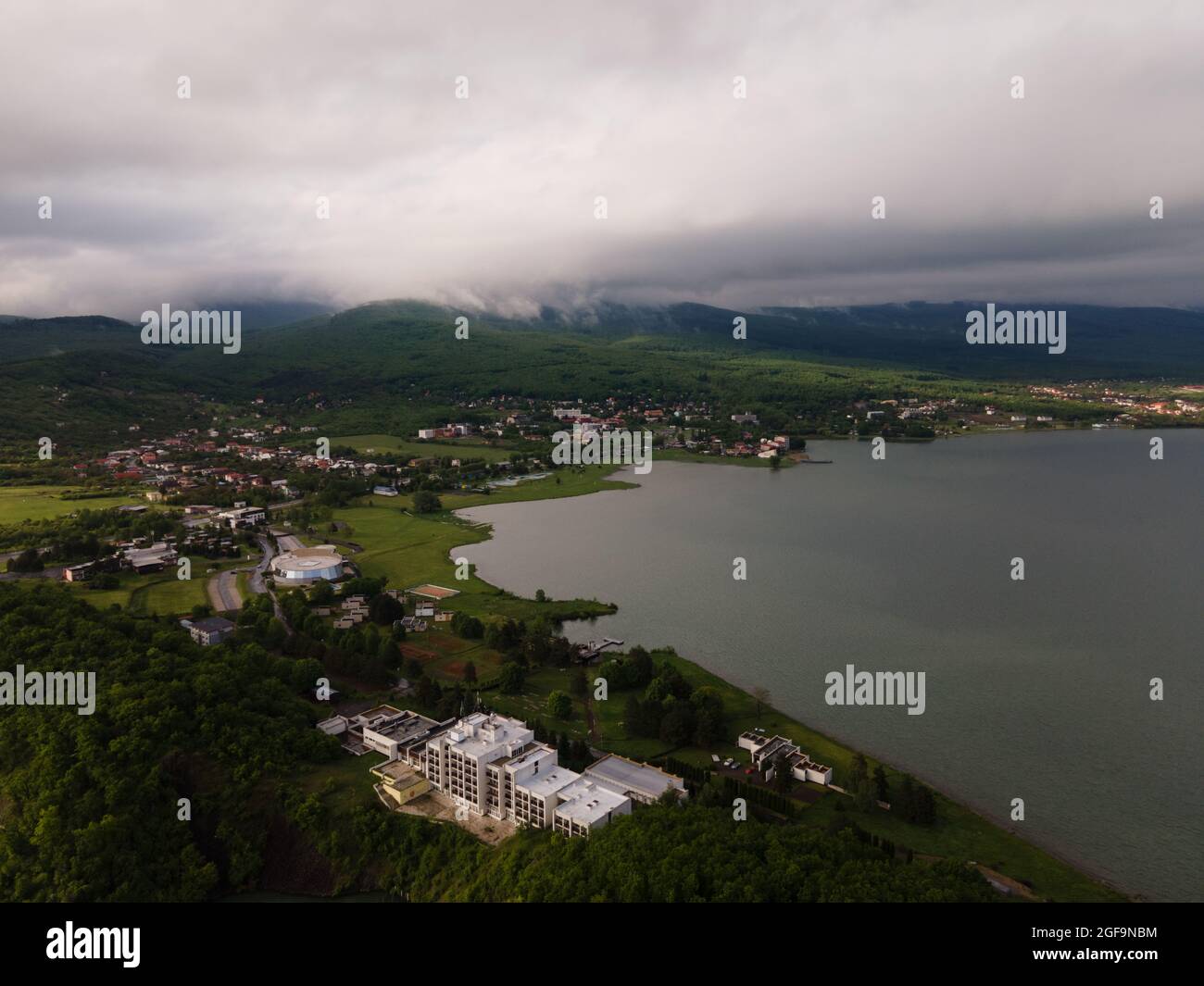 Aerial view of Zemplinska Sirava reservoir in Slovakia Stock Photo - Alamy