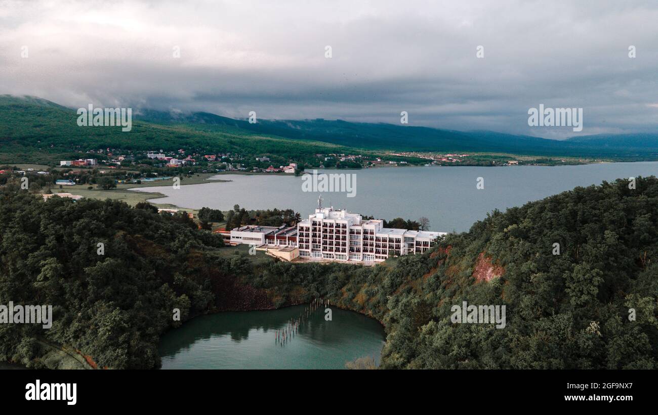 Aerial view of Zemplinska Sirava reservoir in Slovakia Stock Photo - Alamy
