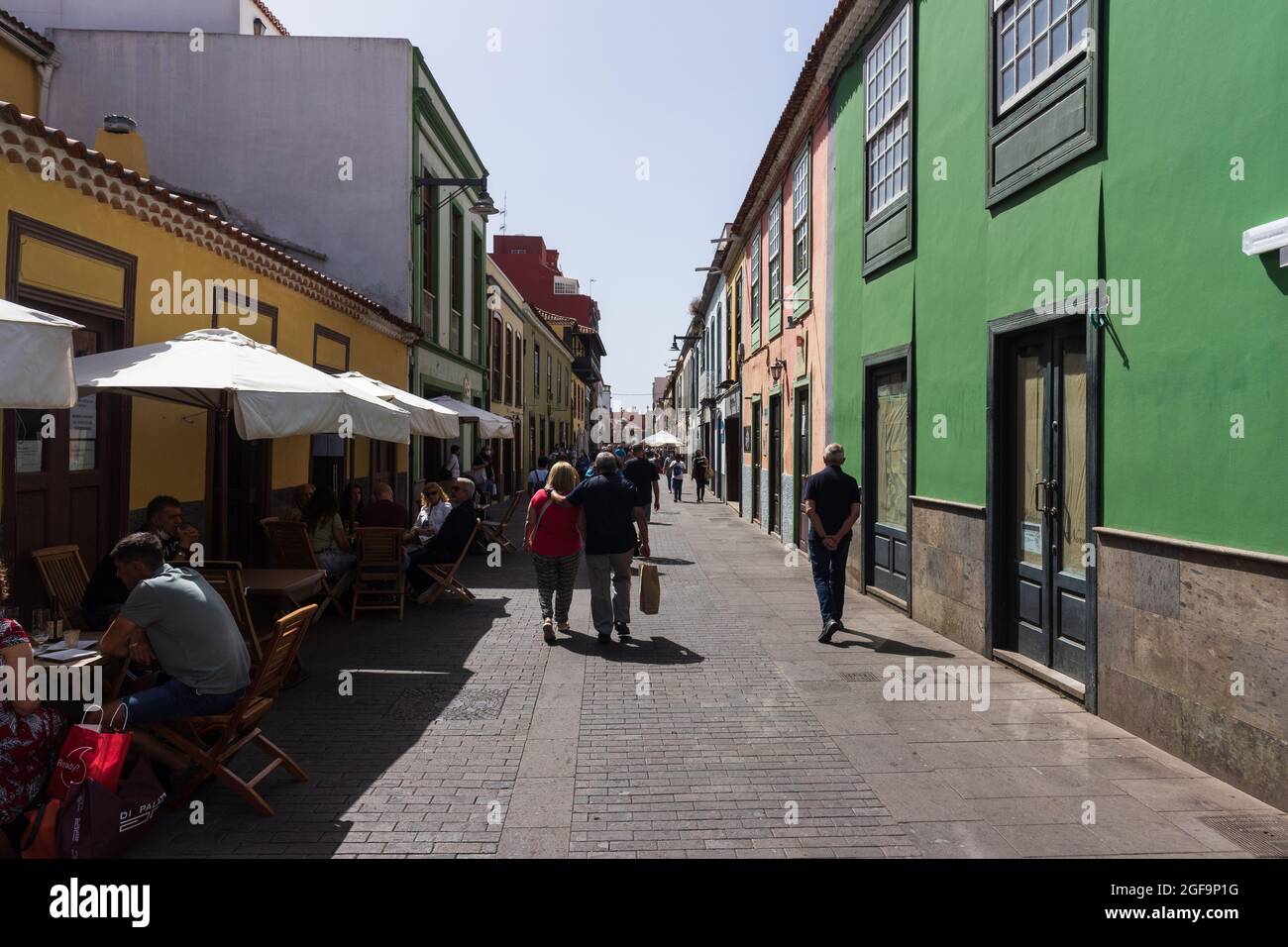 Street in the historic city center. The city was the ancient capital of ...