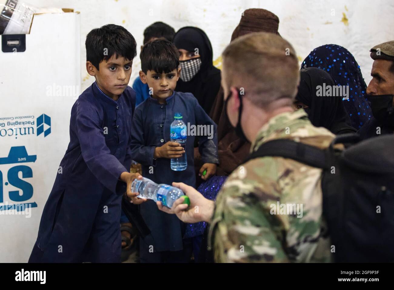 Ali Al Salem Airbase, Kuwait. 22nd Aug, 2021. A U.S. Air Force military ...