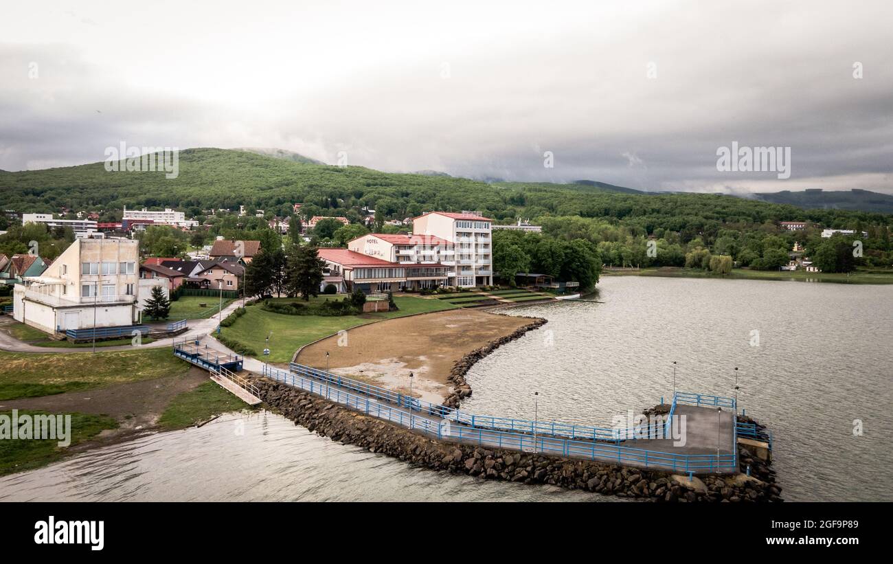 Aerial view of Zemplinska Sirava reservoir in Slovakia Stock Photo - Alamy