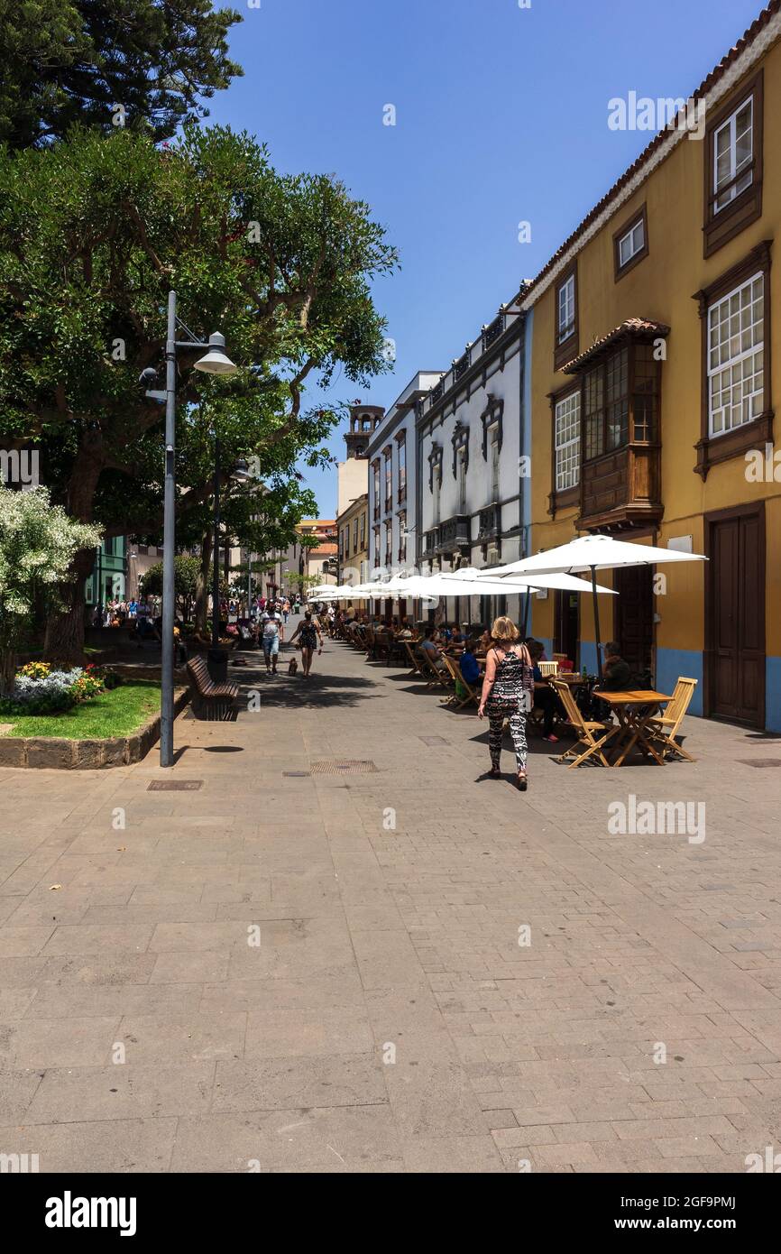 Street in the historic city center. The city was the ancient capital of ...