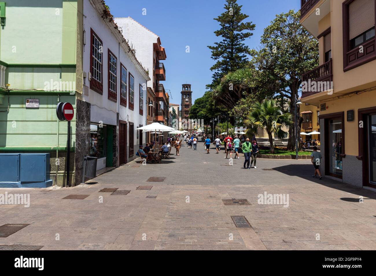 Street in the historic city center. The city was the ancient capital of ...