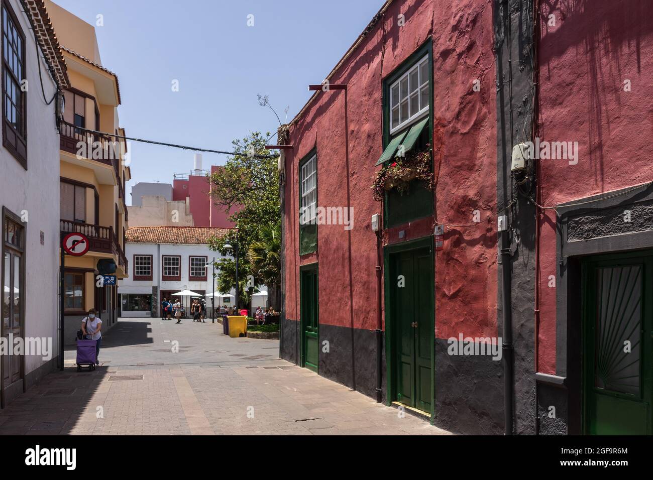 Street in the historic city center. The city was the ancient capital of ...