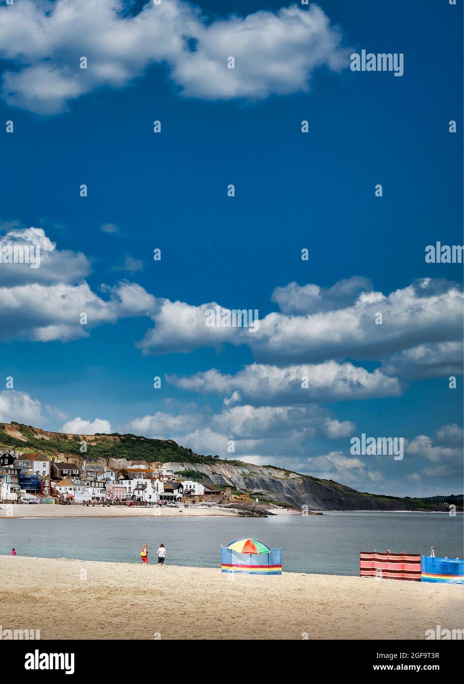 Lyme Regis Beach II Stock Photo - Alamy