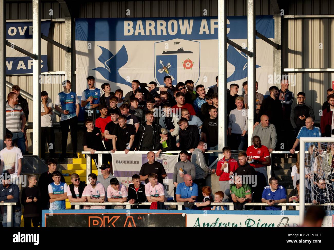 Barrow fans in the stands hi-res stock photography and images - Alamy