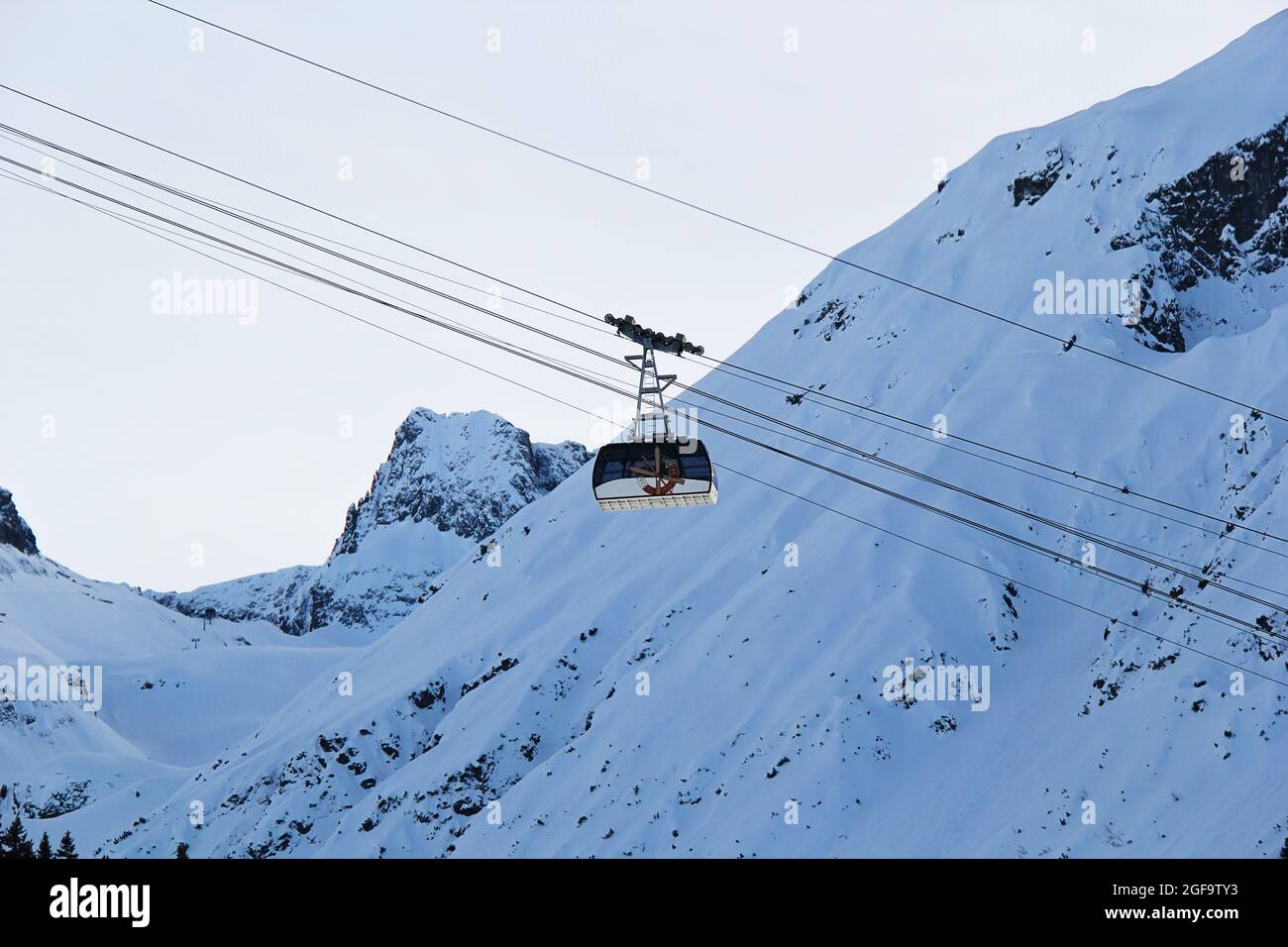 Cable Car in Austria Stock Photo - Alamy