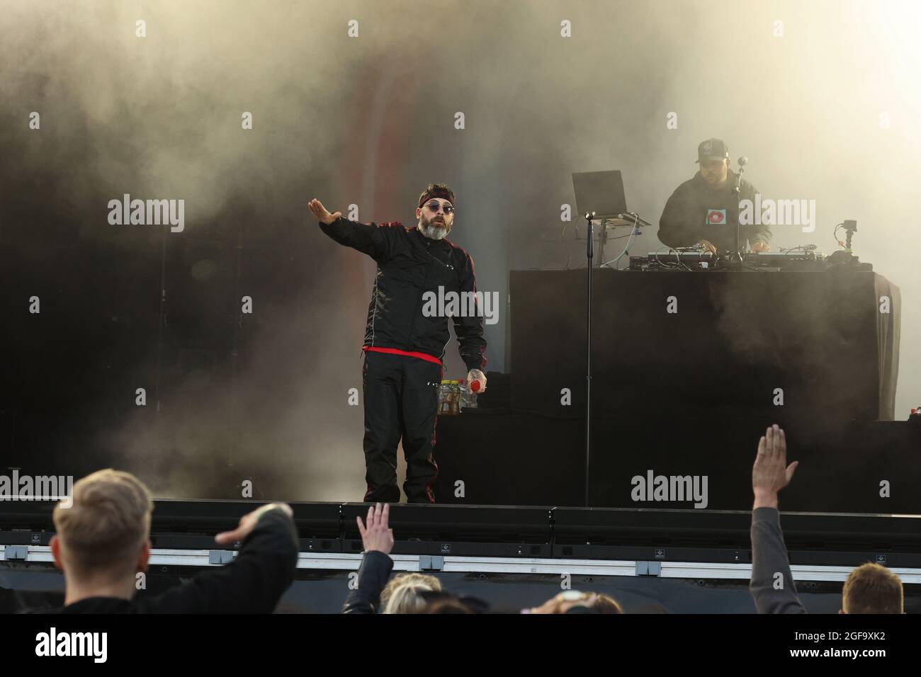 Erfurt, Germany. 24th Aug, 2021. German rapper, music producer ...
