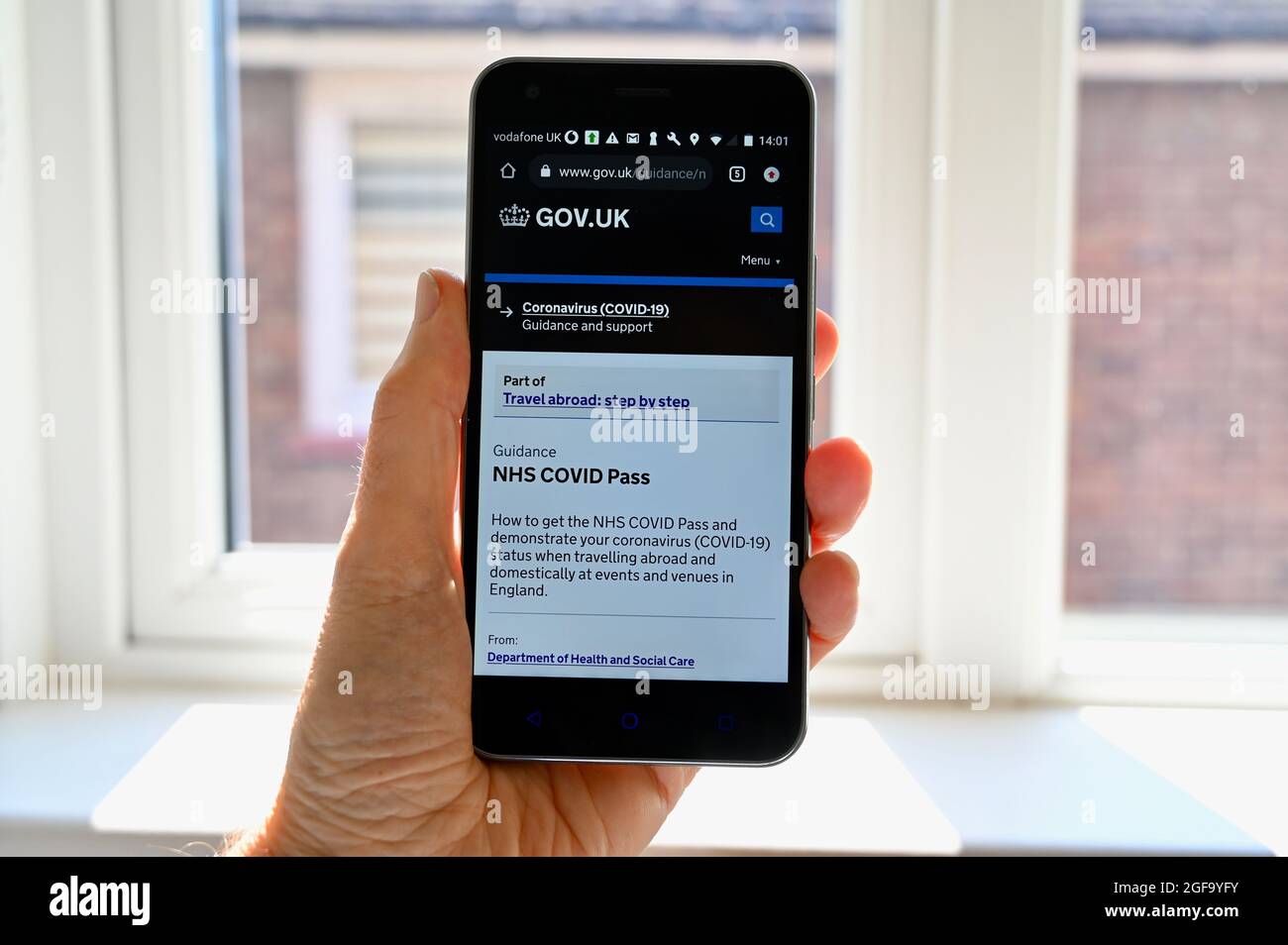 Covid health pass hi-res stock photography and images - Alamy